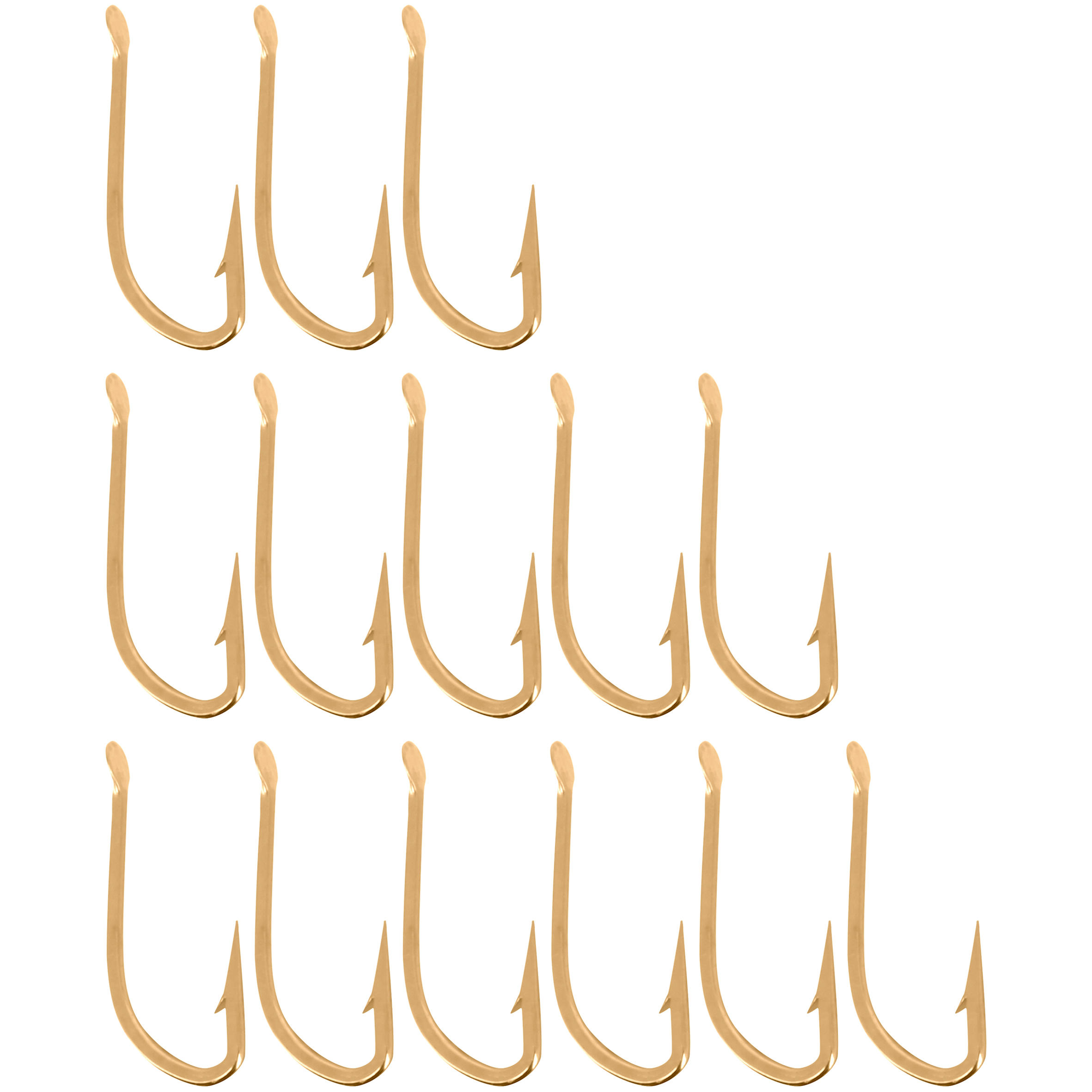 HAMEÇON SIMPLE GOLD / OR CAPERLAN POUR LA PECHE AU COUP CAPERLAN ...