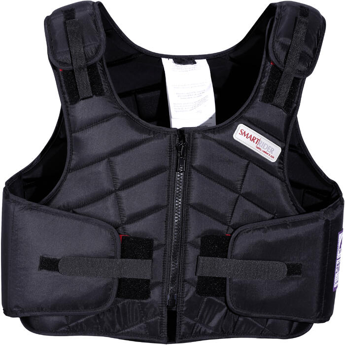 Chaleco Protector Equitación Smartrider Niño Negro Smart rider | Decathlon
