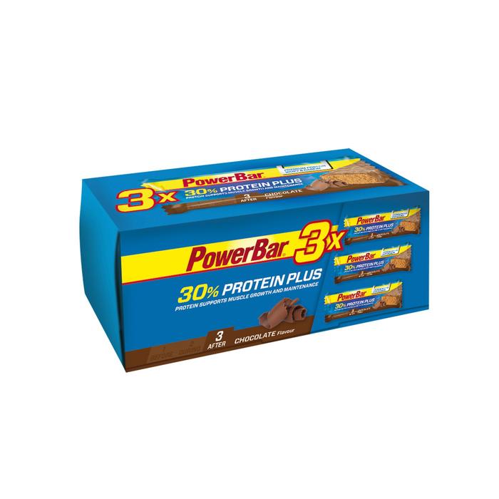 Powerbar Eiwitrepen Protein Plus chocolade 3x55 g | Decathlon