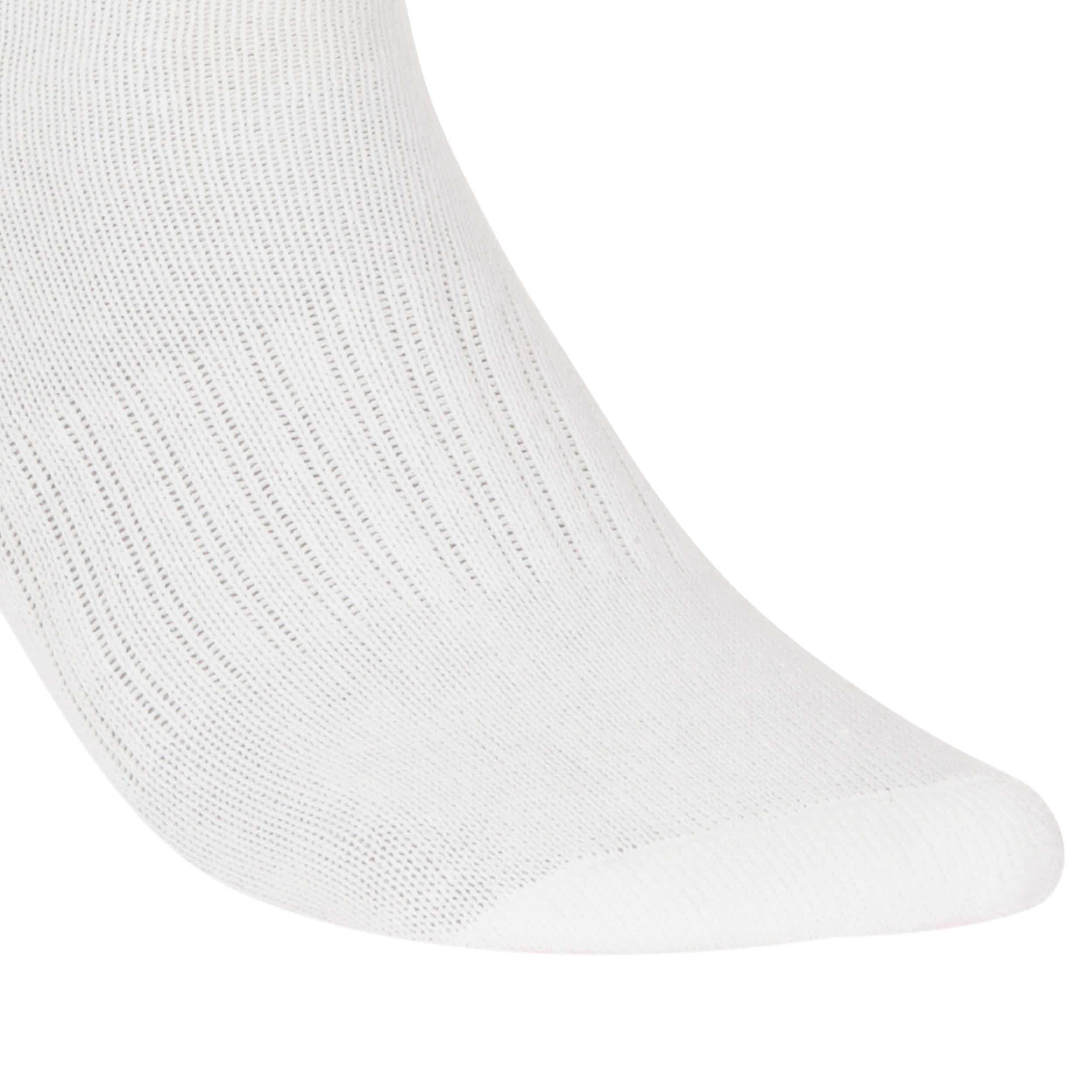 Ilgos teniso kojinės „Basic“, 3 poros, baltos - „Decathlon“