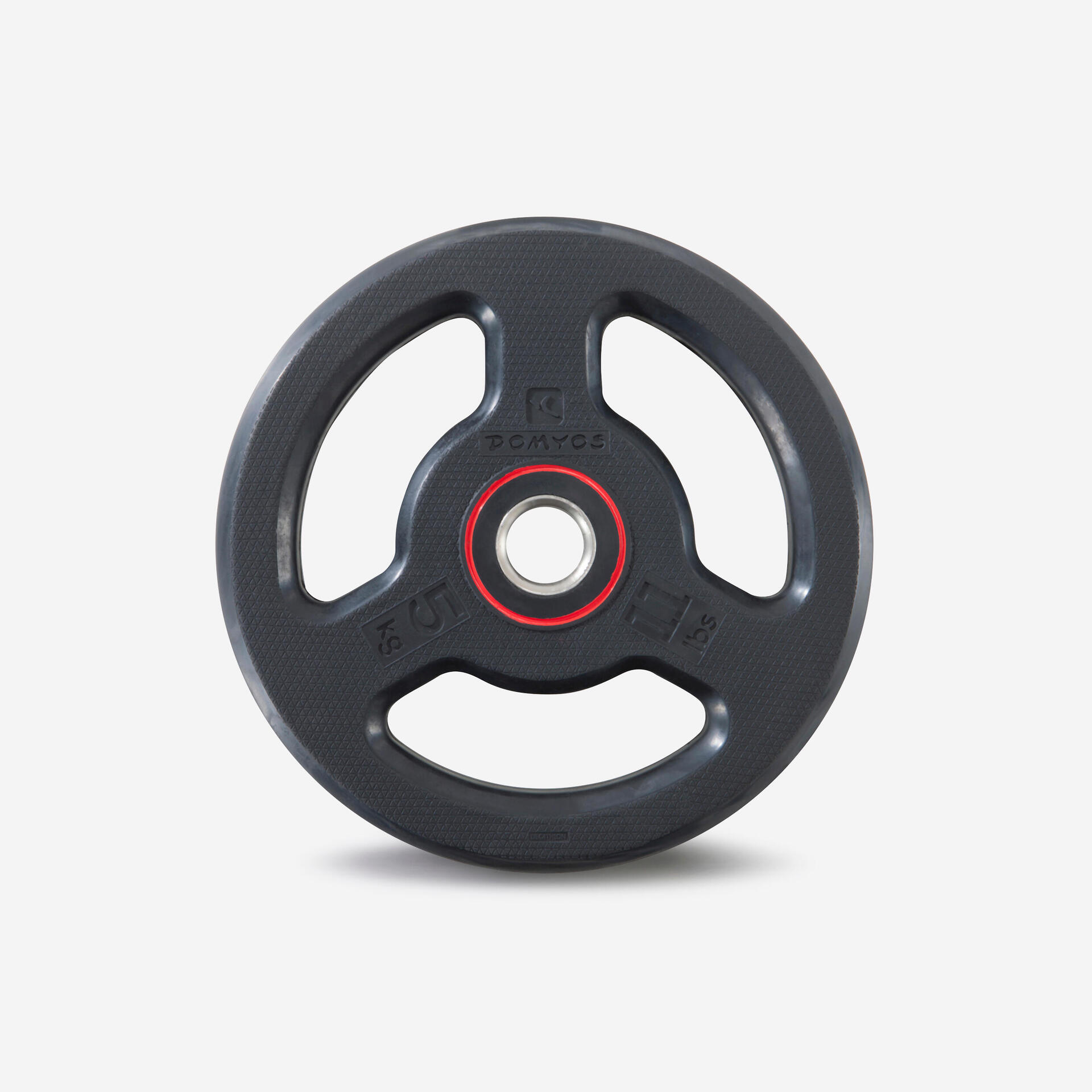 Rubber Disc Weight with Handles 28 mm - 5 kg