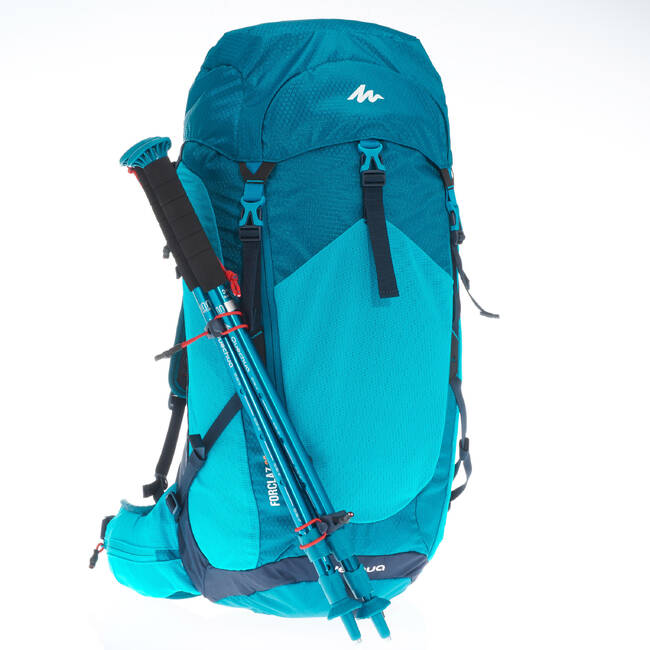 Turistický batoh MH500 na horskú turistiku 30 l modrý QUECHUA - Decathlon