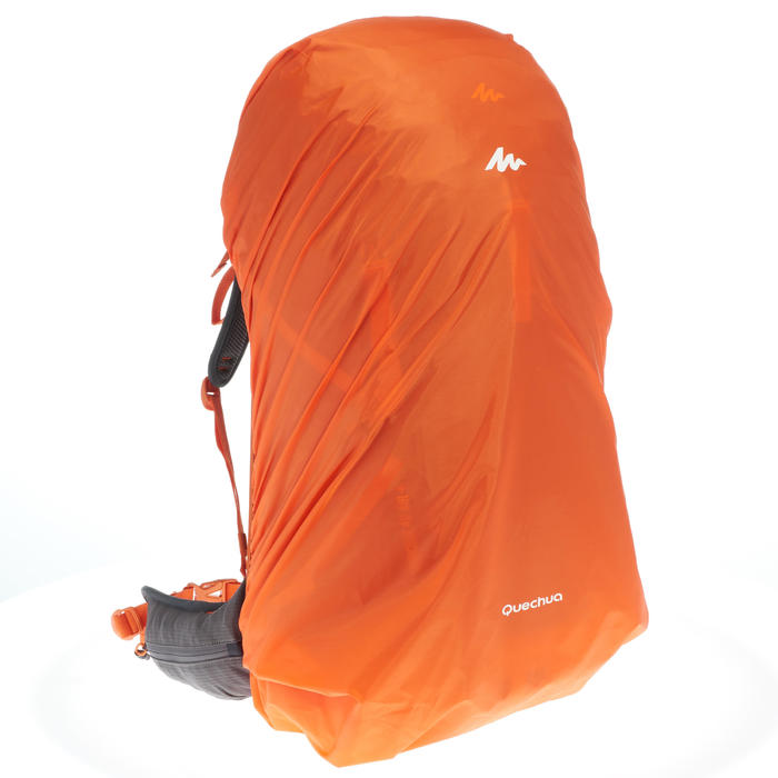 SAC A DOS DE RANDONNÉE MONTAGNE MH500 40 LITRES NOIR ORANGE Quechua ...