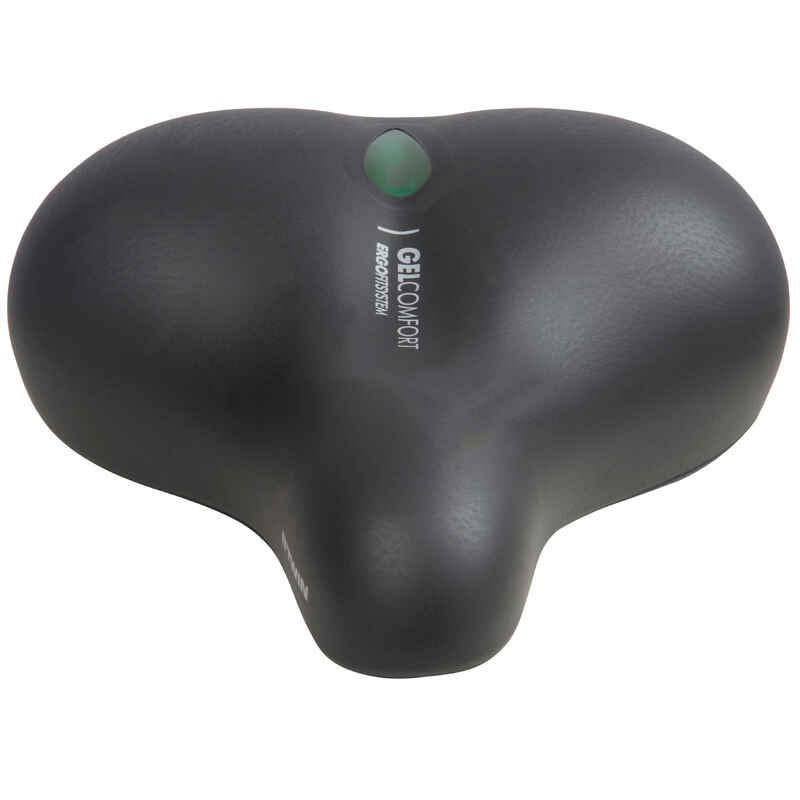 Sillín bicicleta 90° gel talla xl - negro - Decathlon