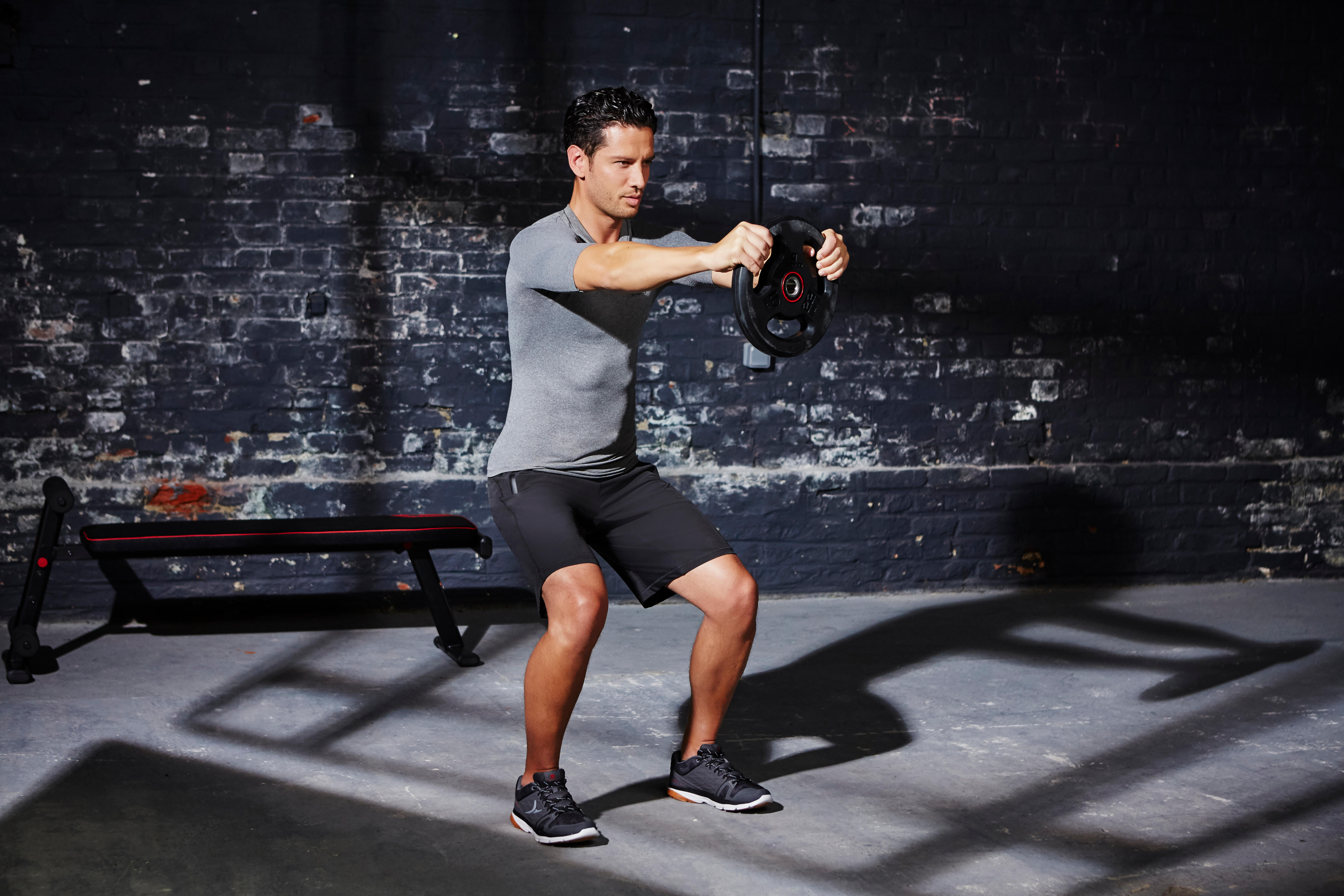 5KG Rubber Coated 28MM Weight Plate/Disc