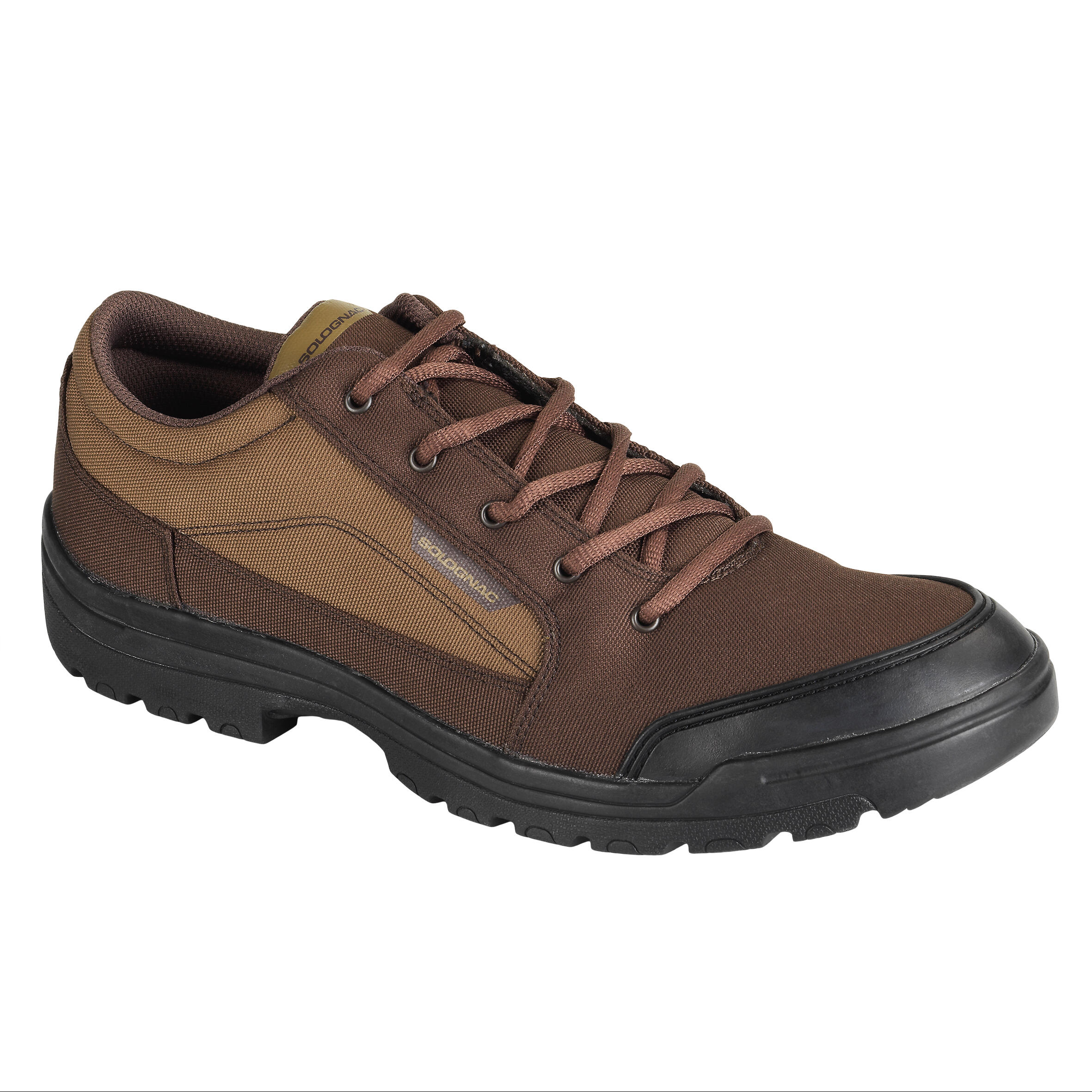 Botas Caza Solognac Light 100 Hombre Caña Baja Marrón Solognac Decathlon