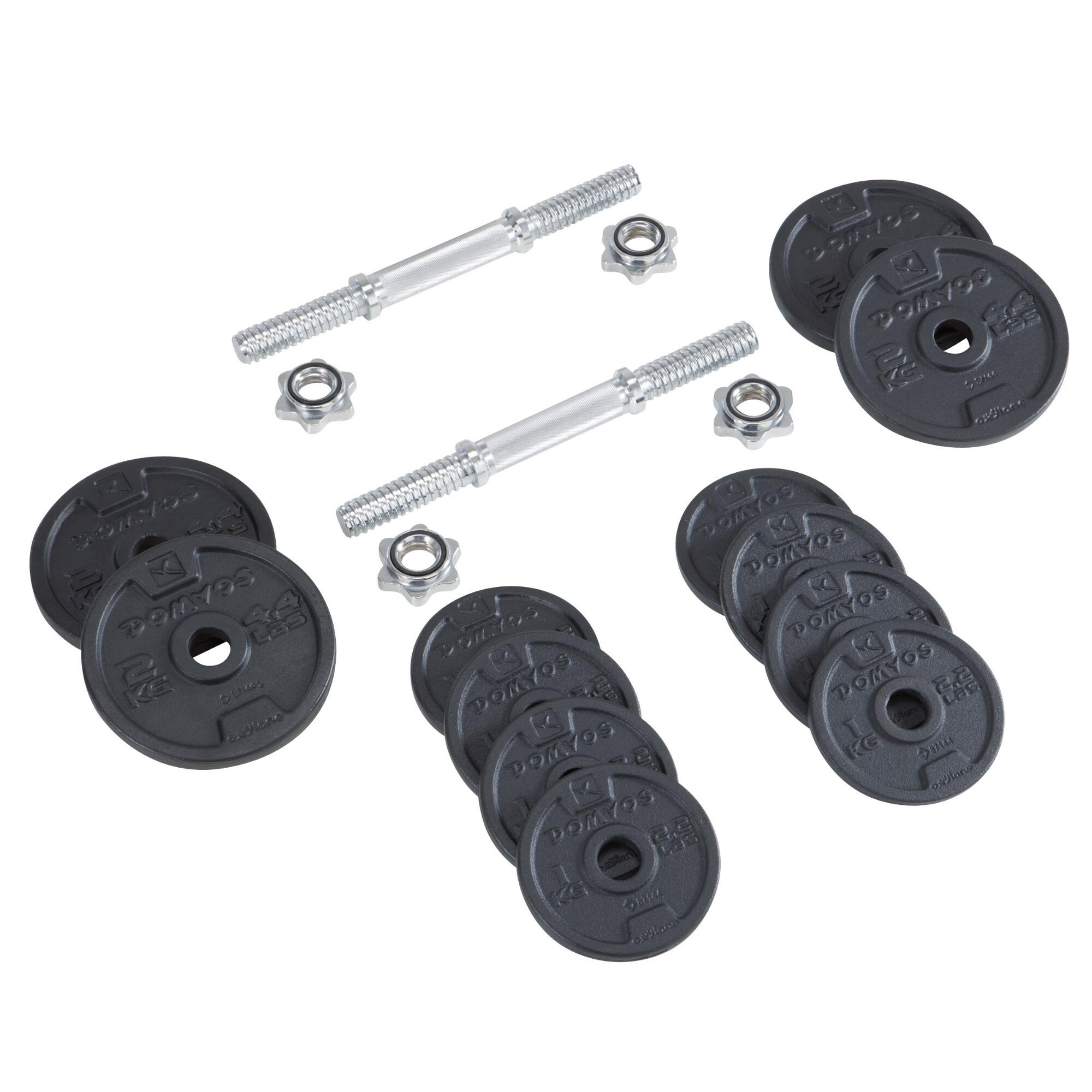 Kit haltères musculation 20kg