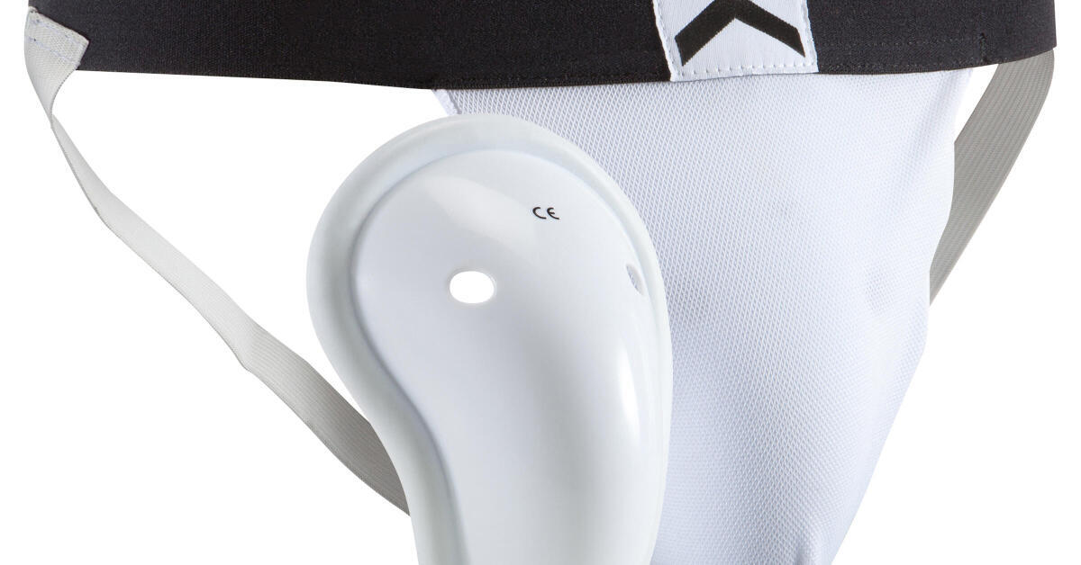 OUTSHOCK 100 JOCKSTRAP WITH GROIN GUARD - WHITE