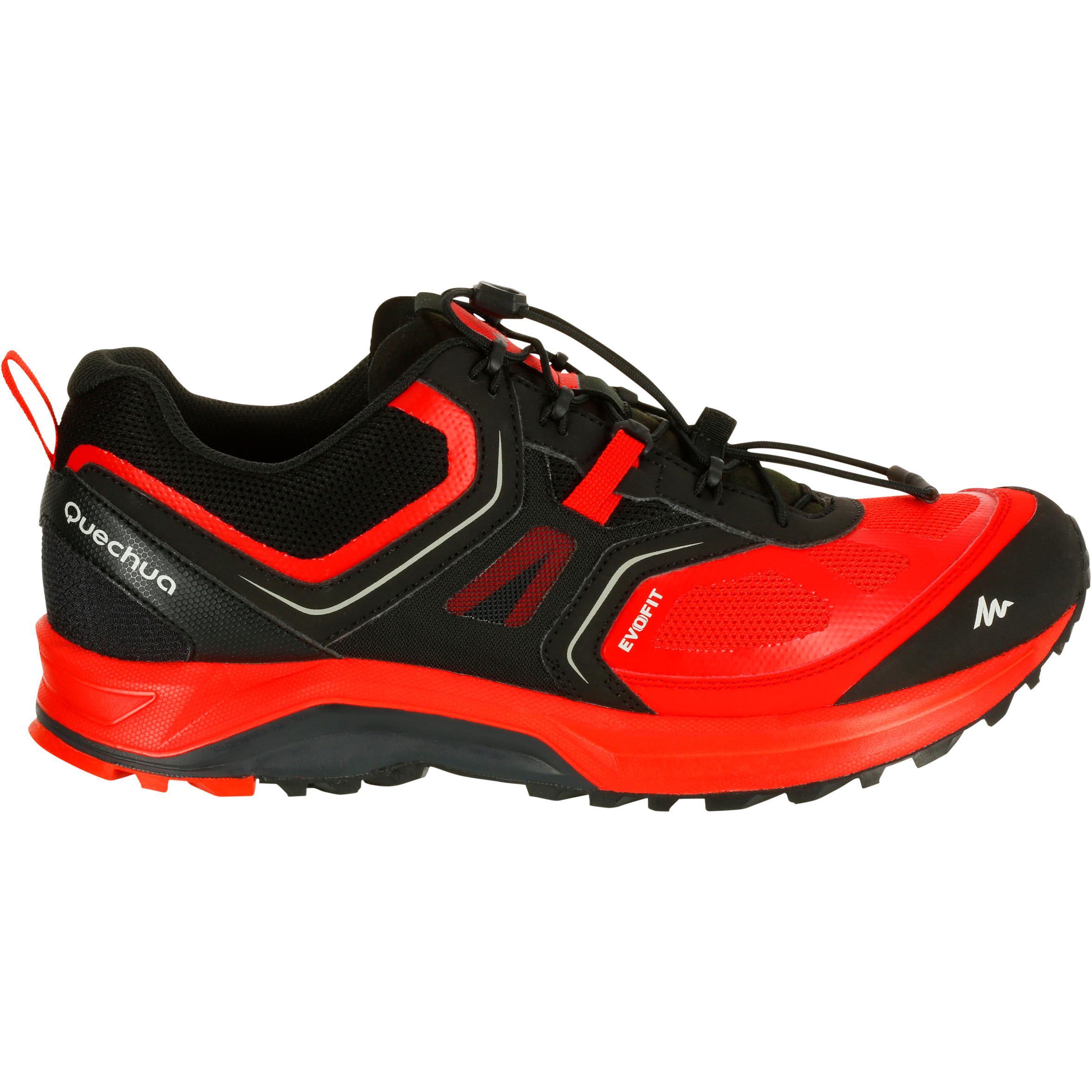 Quick hiking shoes men's Forclaz 500 Helium red - Decathlon
