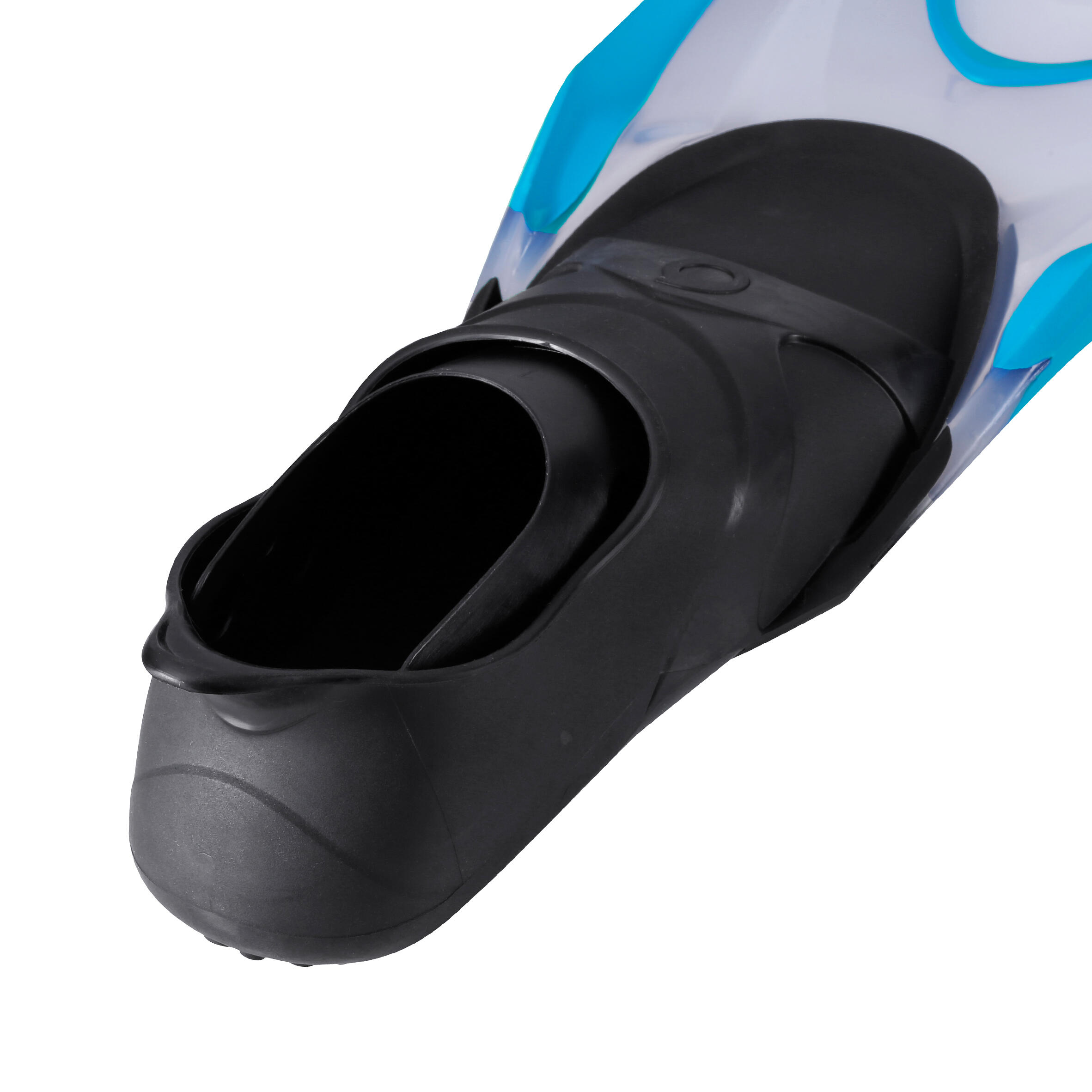 540 Adult Snorkelling and Scuba Diving Fins - Translucent Blue - Decathlon