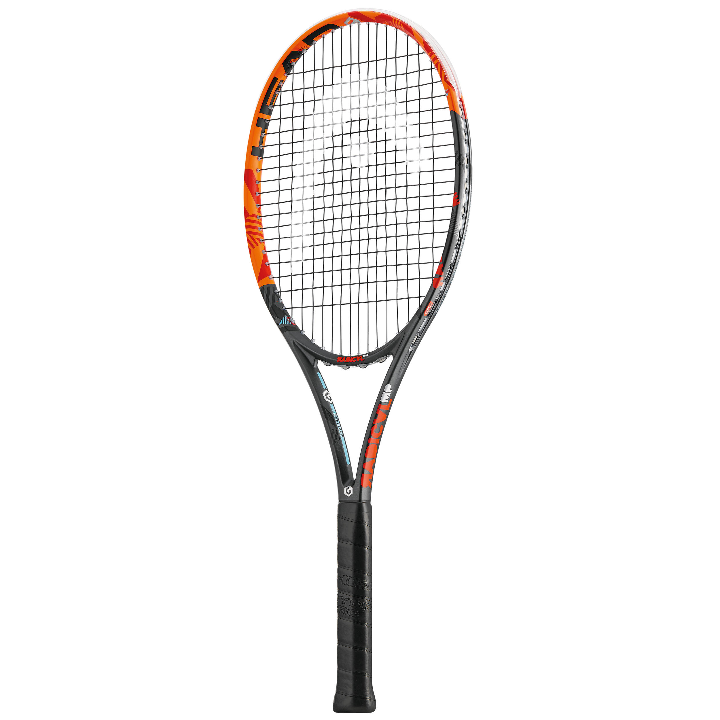 Radical MP Adult Tennis Racket - Orange / Black - Decathlon