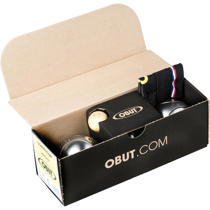 3 BOULES DE PÉTANQUE COMPÉTITION OBUT MATCH IT OBUT | Decathlon