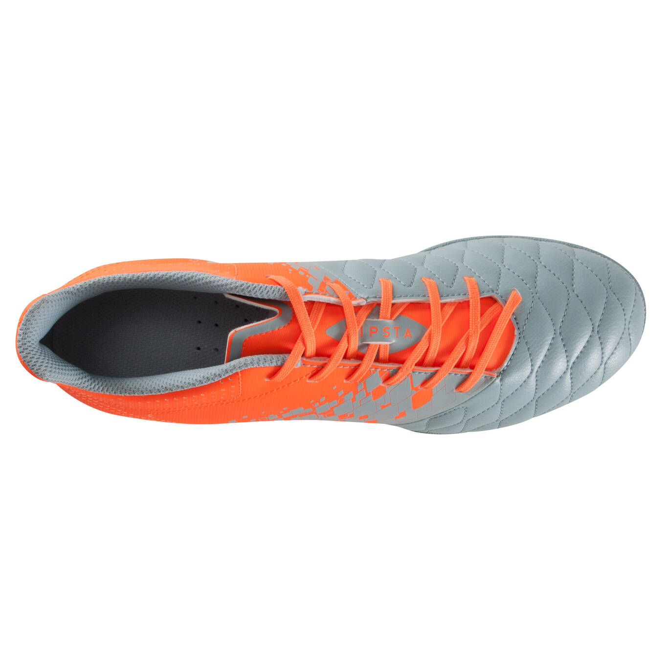 Agility 500 Sala Adult Futsal Boots - Grey/Orange - Decathlon