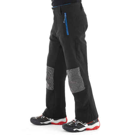 Hike 900 Boys' Hiking Trousers - Black - Decathlon