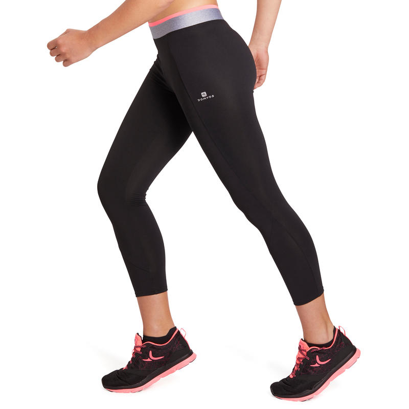 Жіночі легінси 100 для фітнесу і кардіотренувань, 7/8 - Decathlon