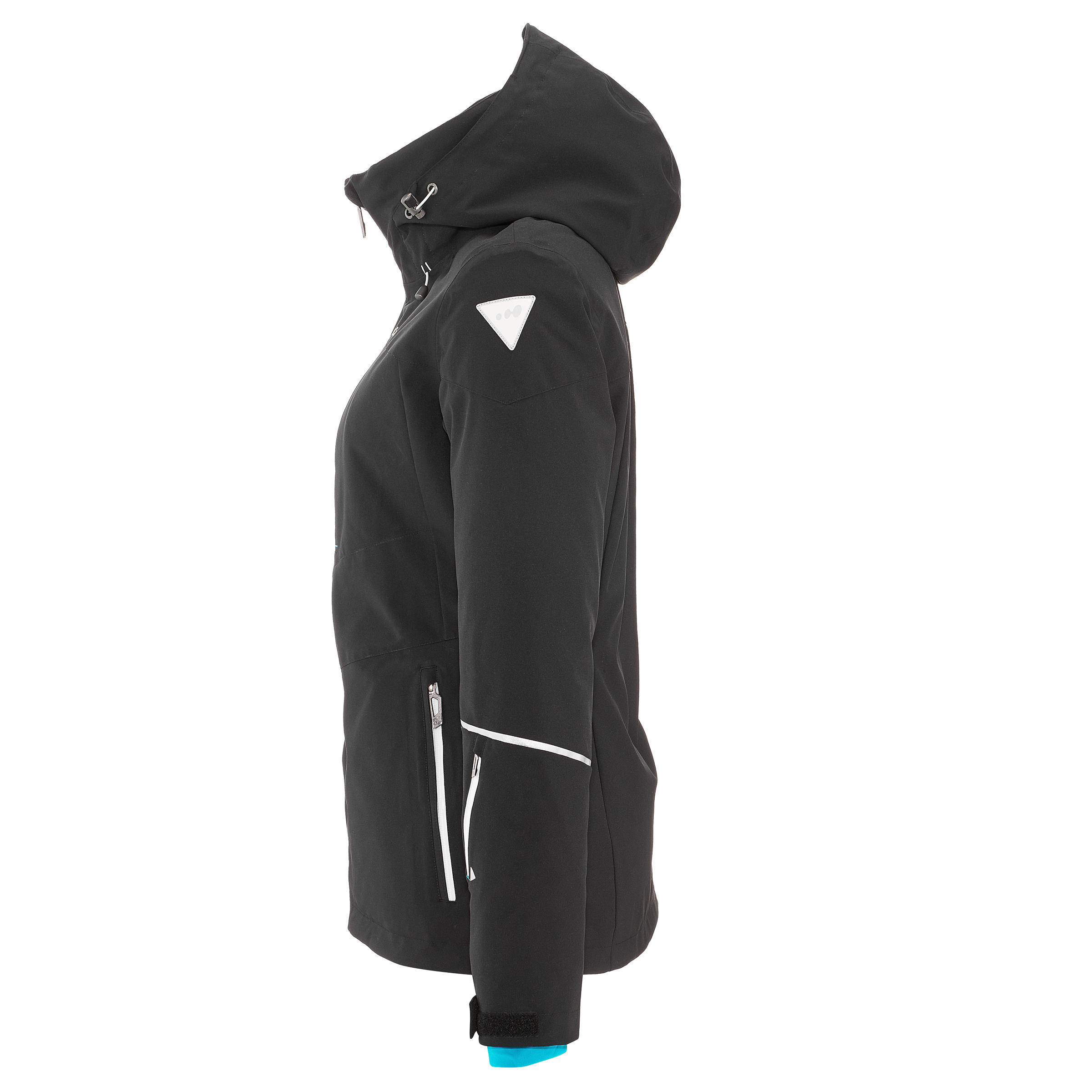 AM580 Women's All Mountain Skiing Jacket - Black - Decathlon