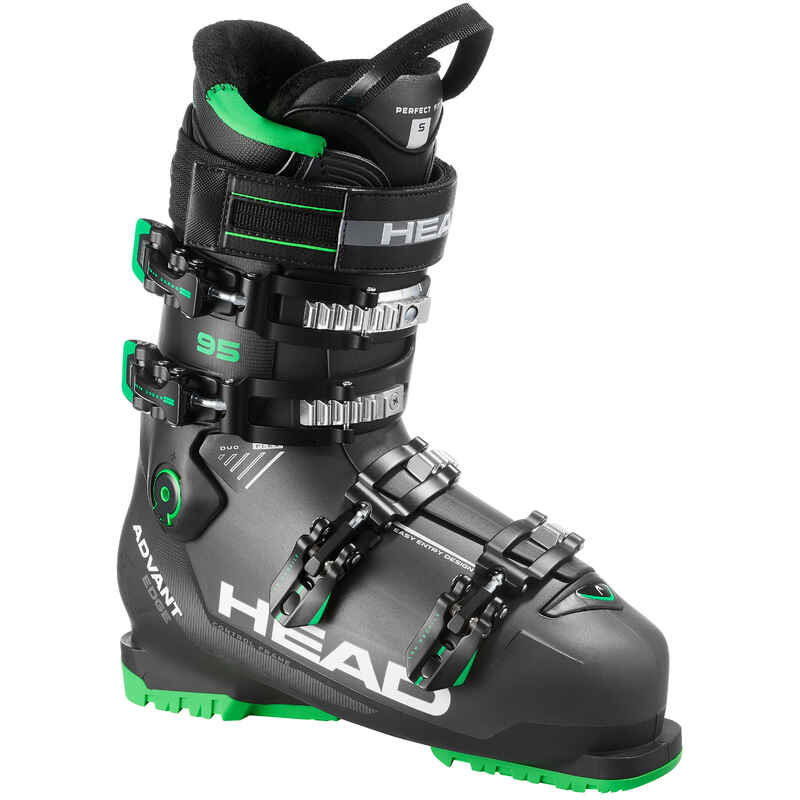 MEN'S ADVANT EDGE 95 GREEN SKI BOOTS - Decathlon