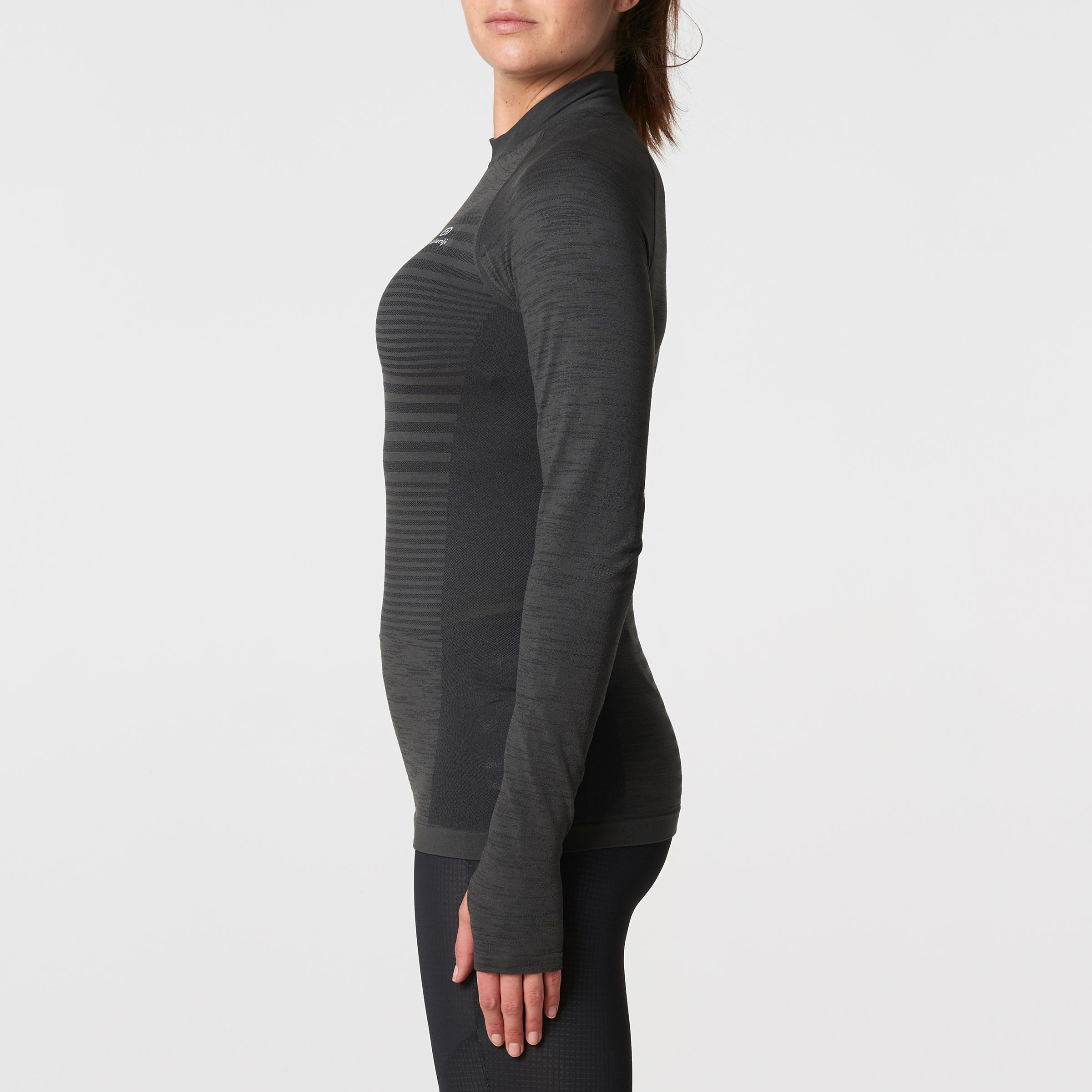 KALENJI KIPRUN CARE WOMEN'S RUNNING T-SHIRT LONG-SLEEVED GREY - Decathlon