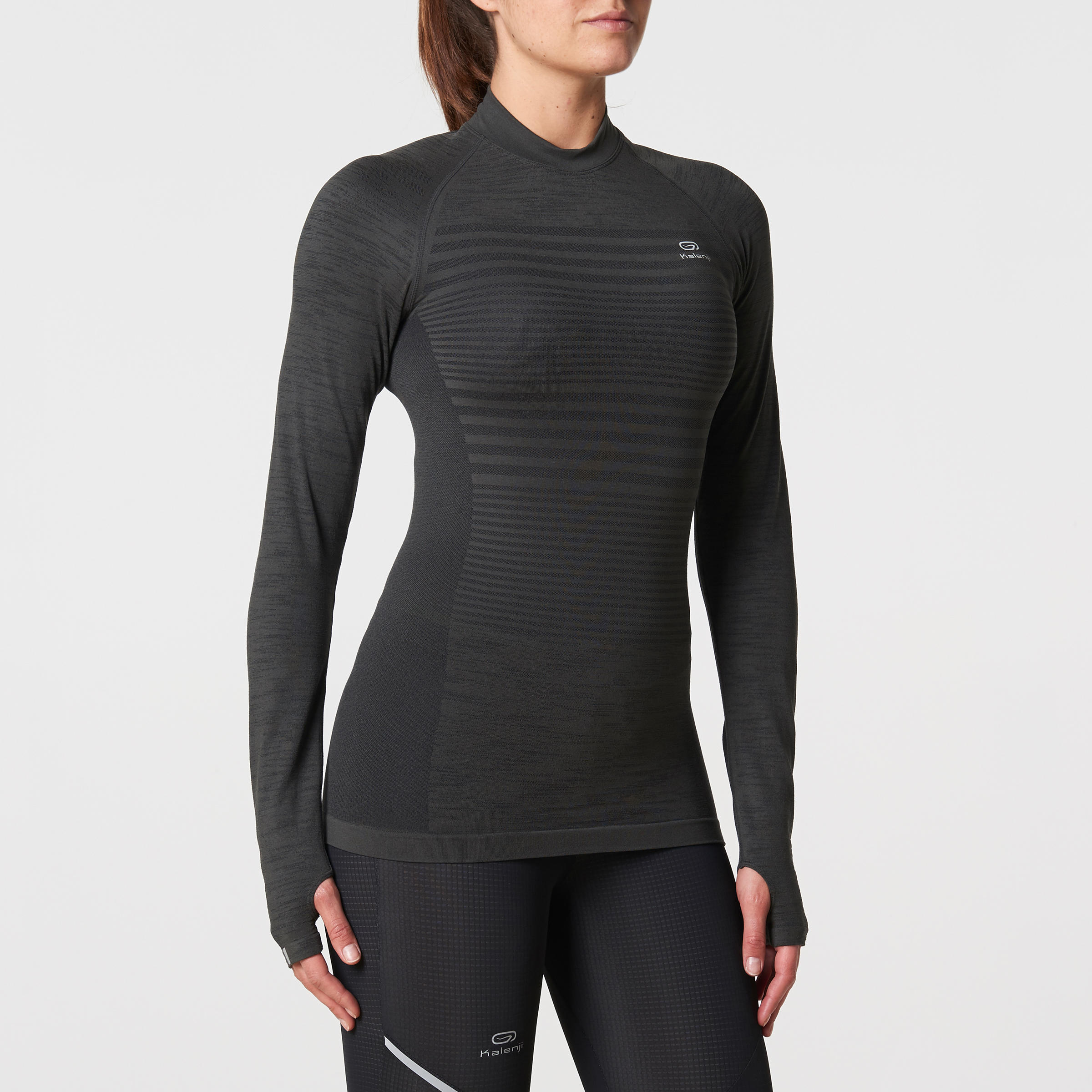 KALENJI KIPRUN CARE WOMEN'S RUNNING T-SHIRT LONG-SLEEVED GREY - Decathlon