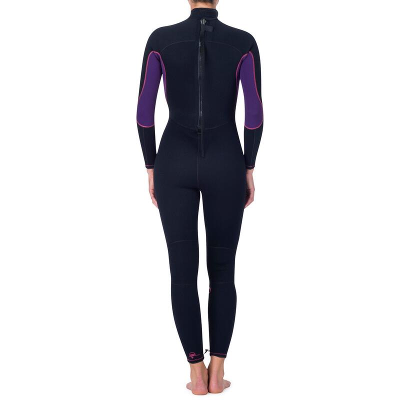 SCD 100 Women's 3 mm Full Diving Wetsuit with Back Zip. SUBEA - Decathlon