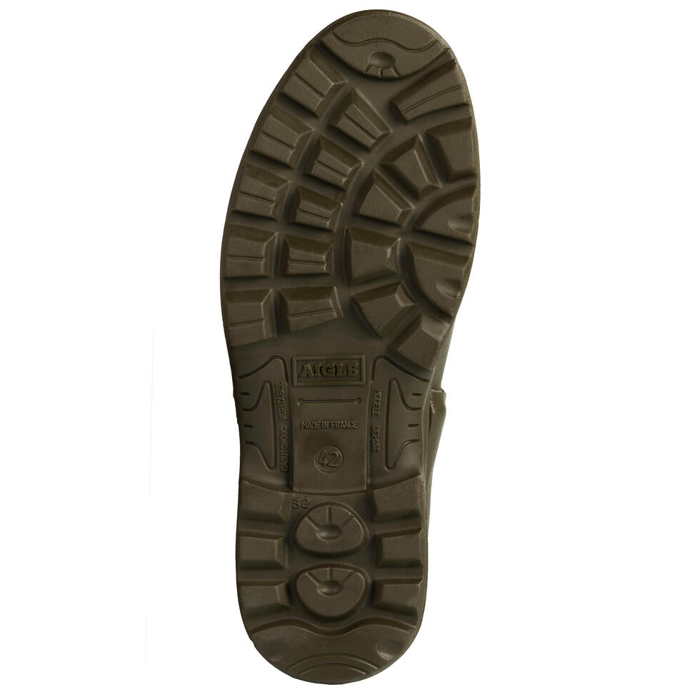 AIGLE LICHTE EN SOEPELE JACHTLAARZEN VOOR HEREN ARNAY RUBBER GROEN ...