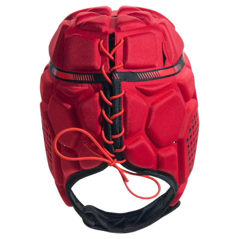 500 Kids' Rugby Scrum Cap - Black/Grey OFFLOAD - Decathlon