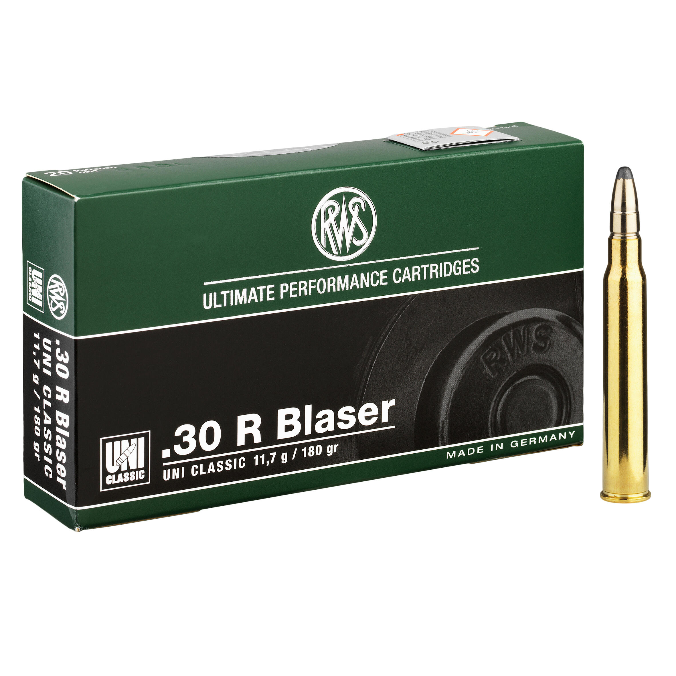 Munition RWS Calibre 30 R Blaser Uni 11.7g RWS | Decathlon