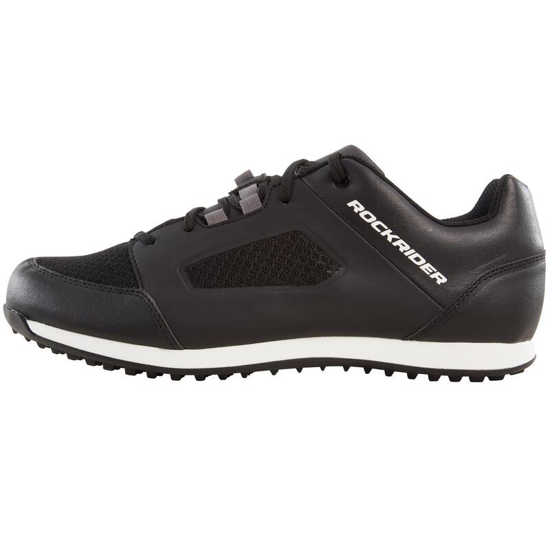 Hybrid Mountain Biking Shoes - Black ROCKRIDER - Decathlon