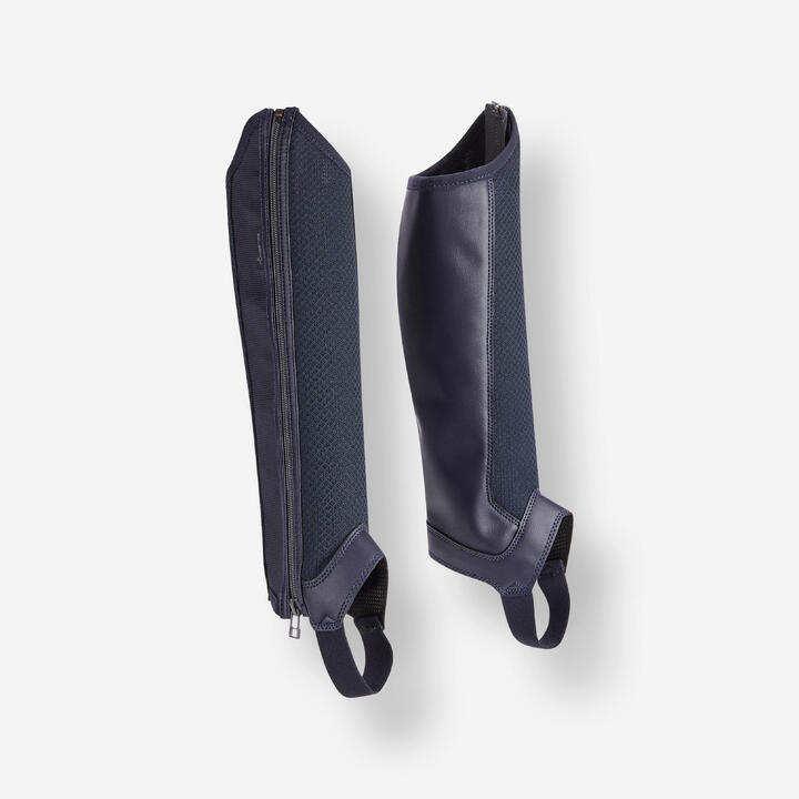 Mini-chaps équitation mesh Enfant - 100 marine FOUGANZA | Decathlon