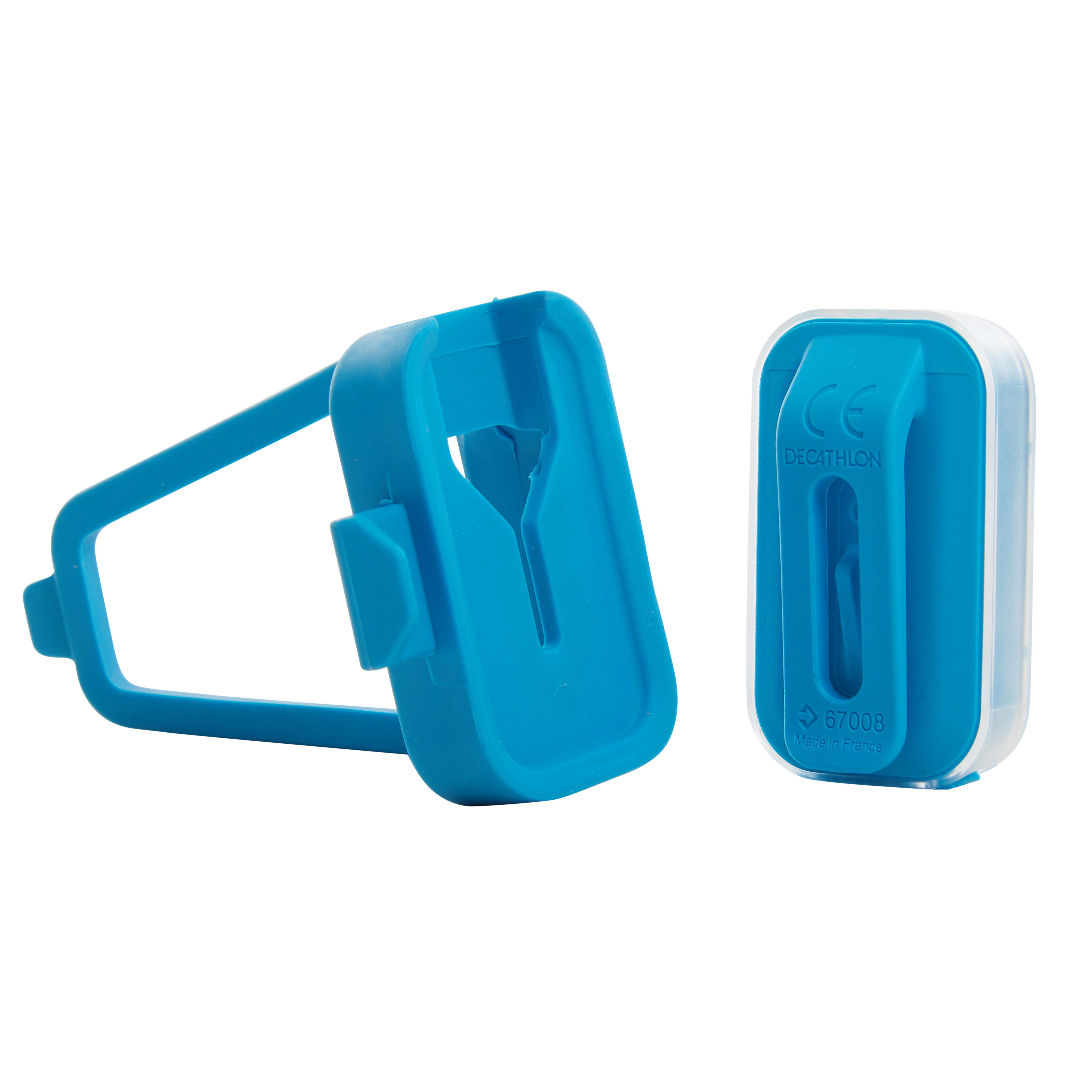 VIOO Clip 500 Cycling Front/Rear LED USB Light - Blue - Decathlon