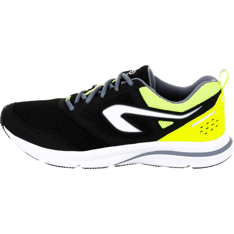 Tenis de Running para hombre Kalenji Run Active negro - verde - Decathlon