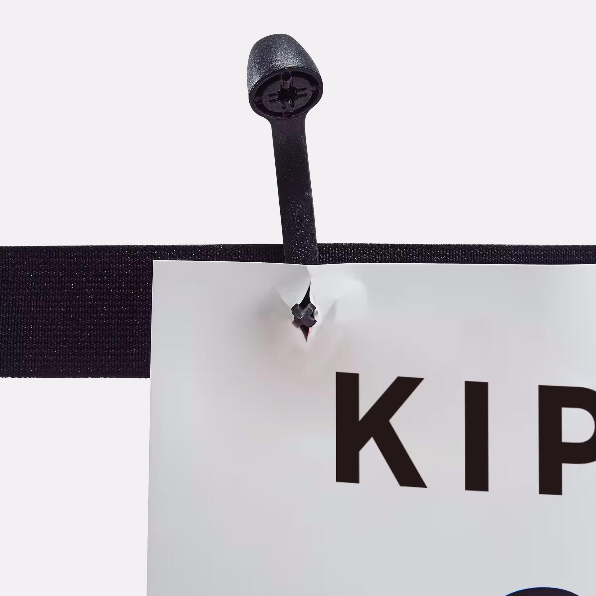 Running Kiprun Race Number Bib Belt - Black