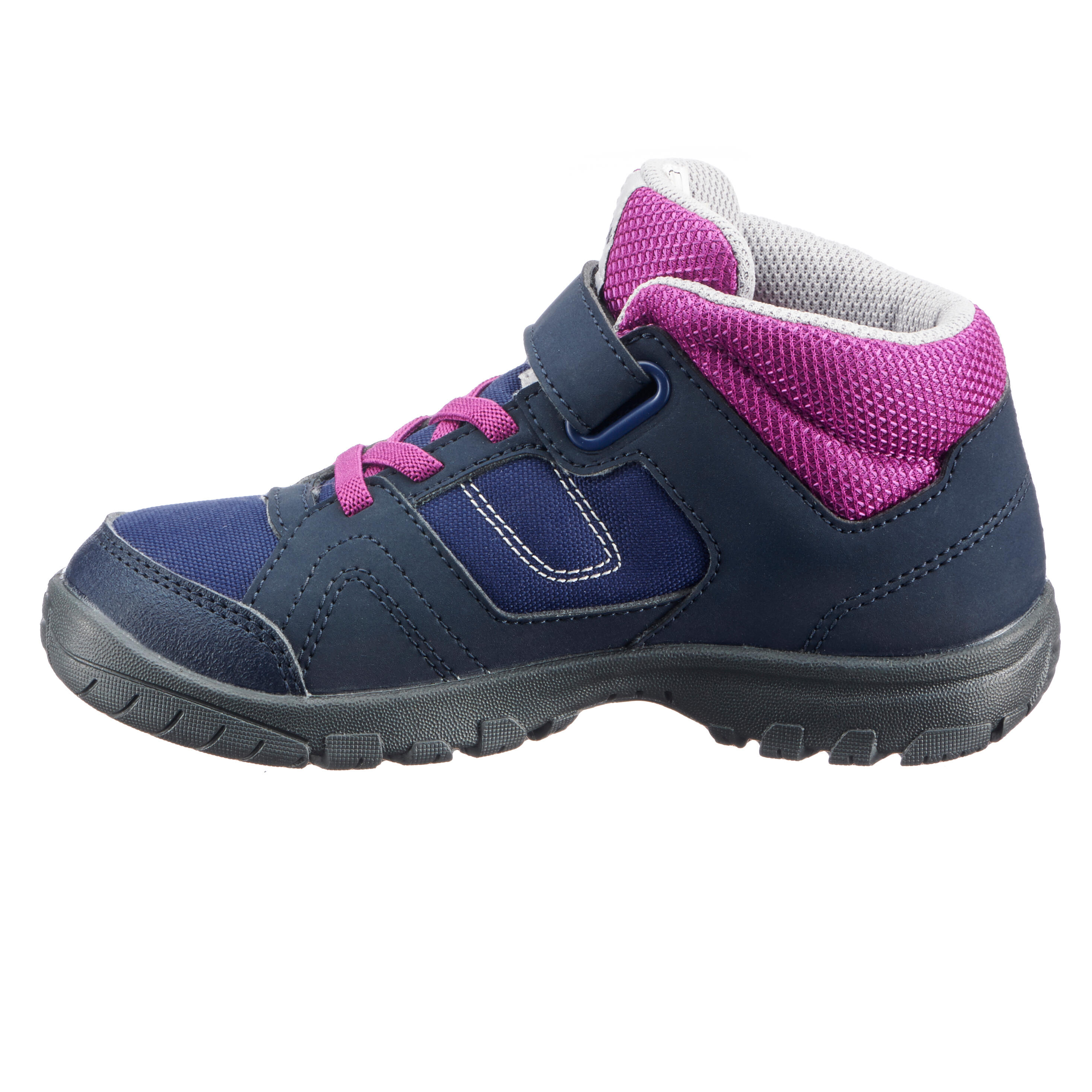 MH100 Mid Kid Kids' High Hiking Boots Sizes Infant 7 to Kids 2 - Blue ...