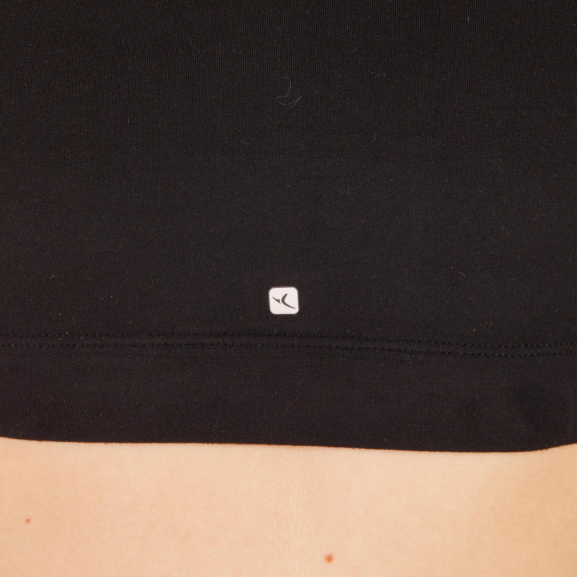 100 Women's Fitness Cardio Training Sports Bra - Black