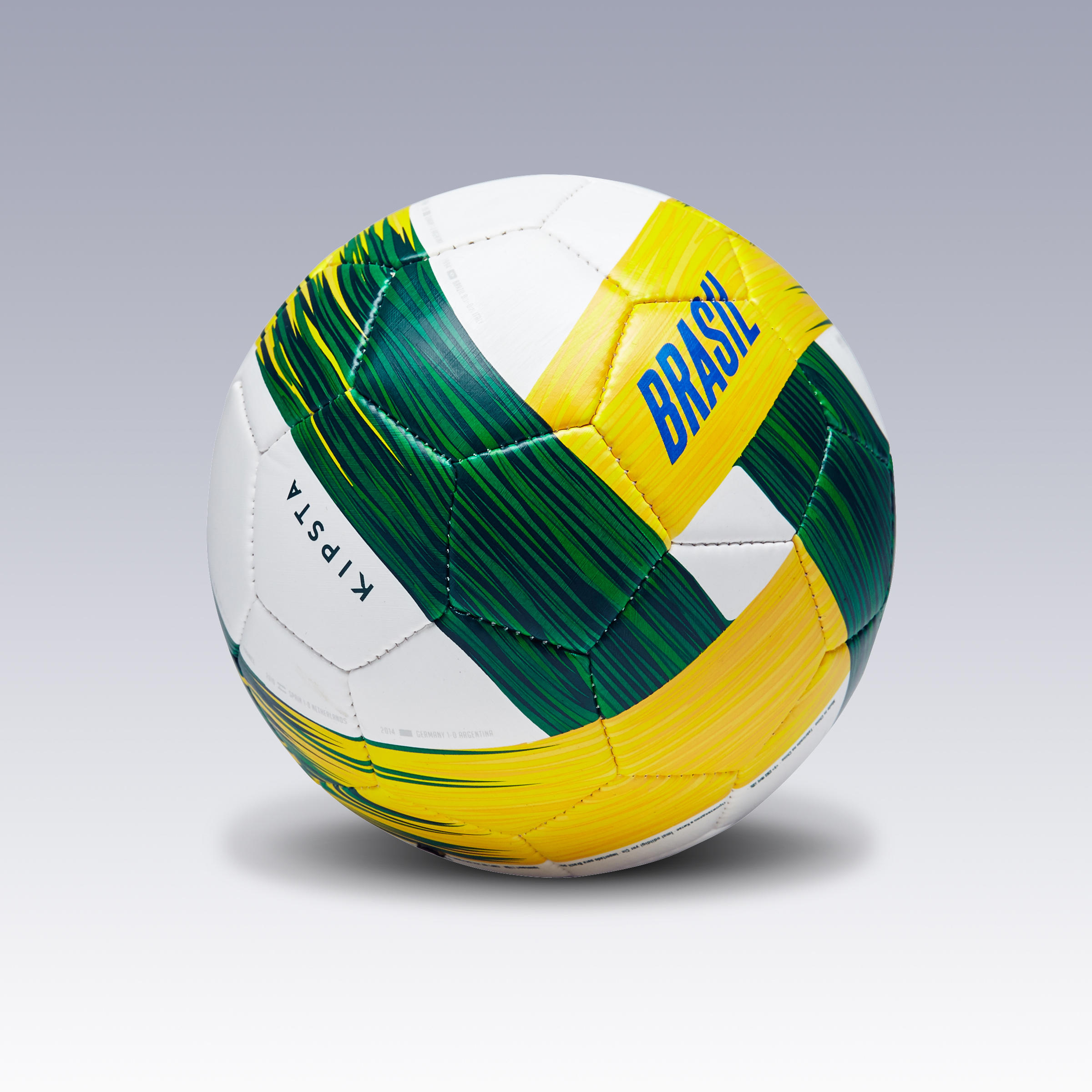 Brazil Football Size 1 Green/White/Yellow - Decathlon