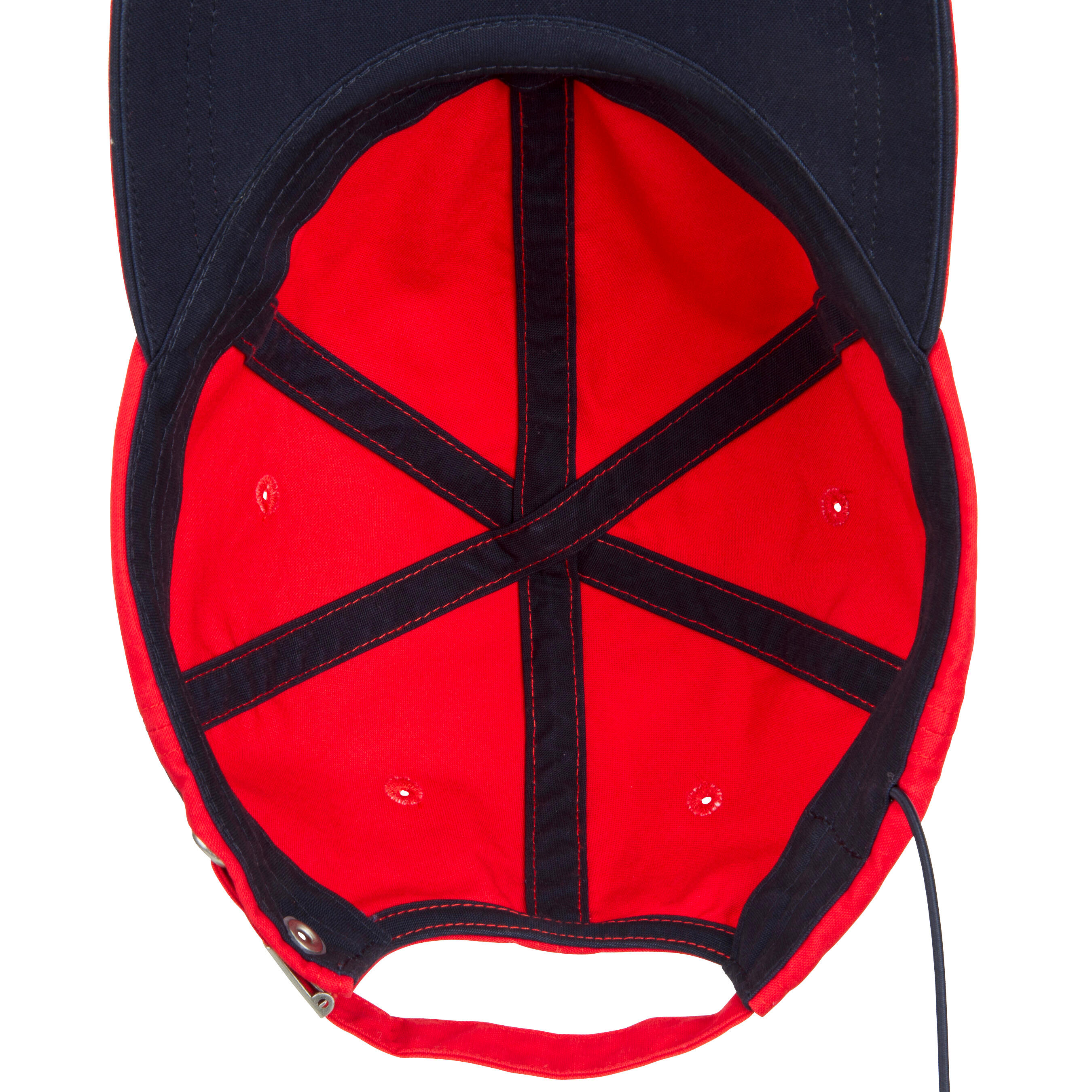 Katoenen pet Cruise voor volwassenen, zeilen, rood TRIBORD | Decathlon