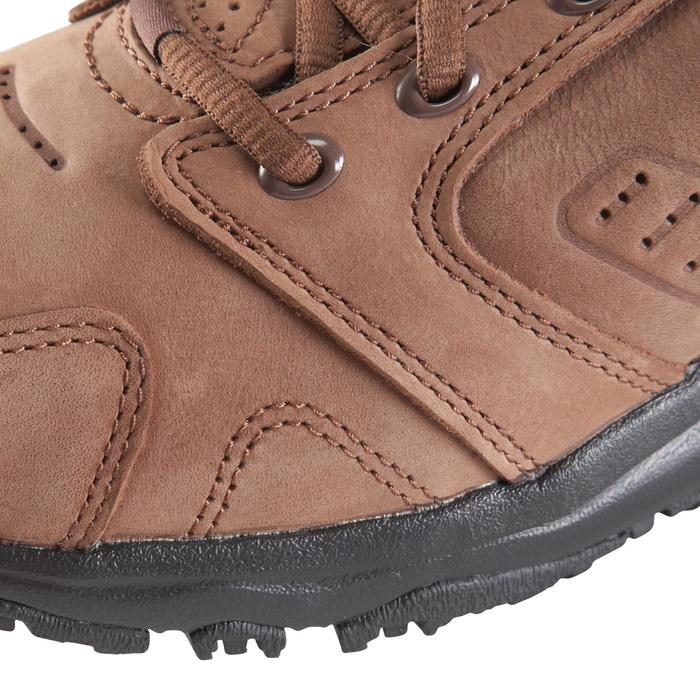 Chaussures marche sportive homme Nakuru Confort cuir marron Newfeel ...