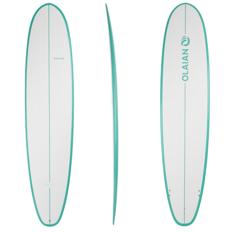500 Mini Malibu Surfboard 8'2". Epoxy sandwich. 3 FCS fins.