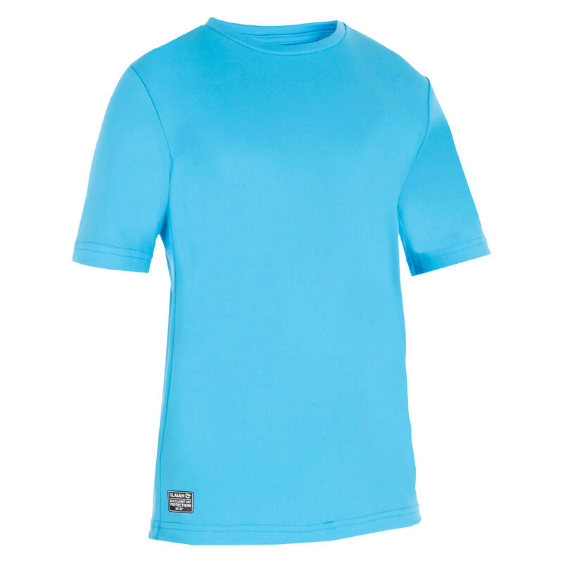Water Tee Shirt Anti Uv Surf Enfant Bleu Decathlon El Djazair