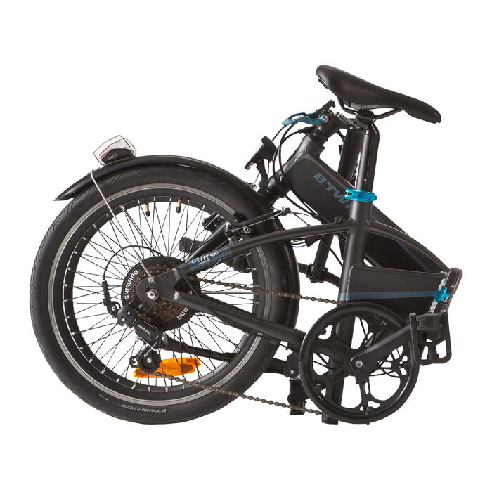 B'twin Elektrische vouwfiets Tilt 500 E zwart - foldingbike | Decathlon.nl