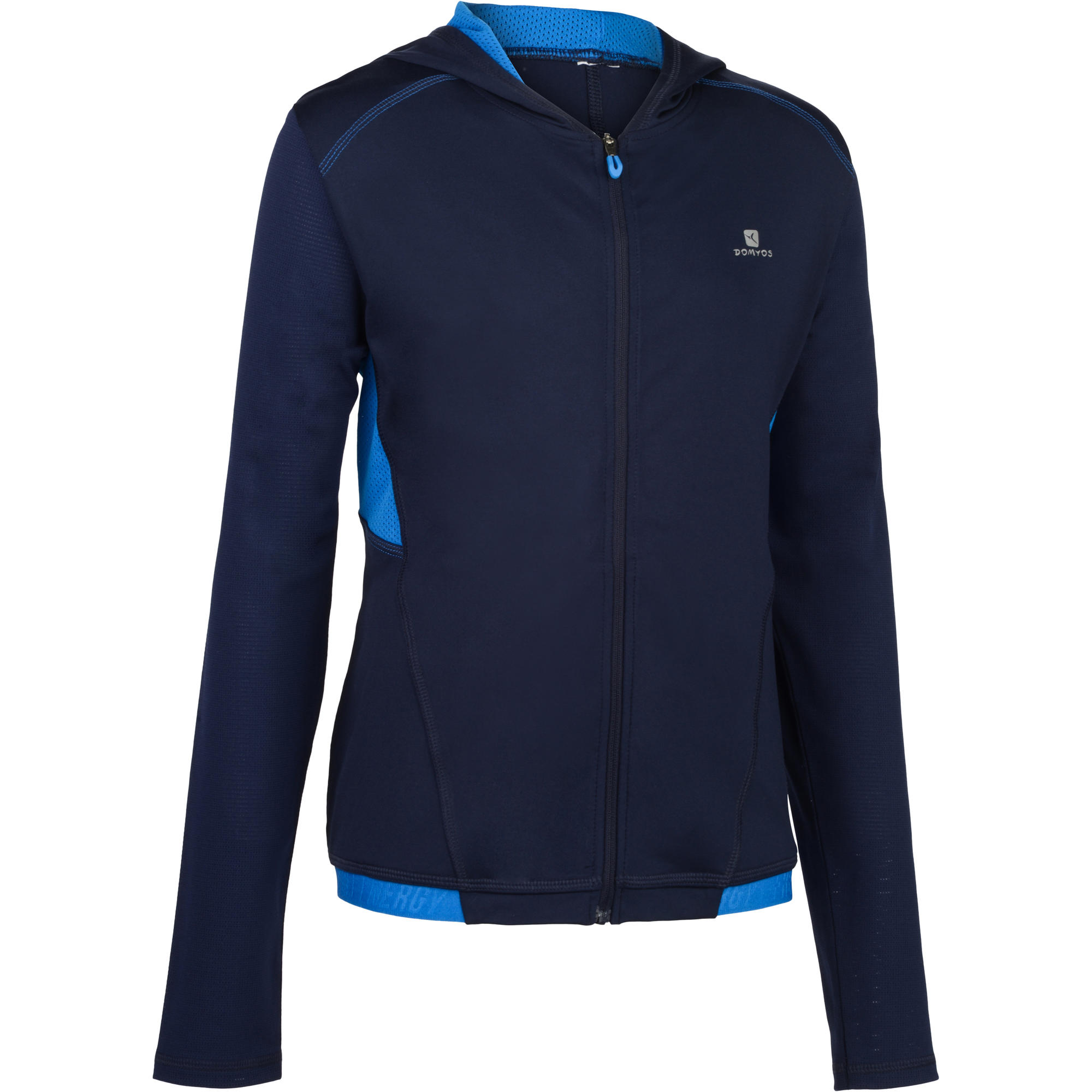 S900 Boys' Gym Hooded Jacket - Navy Blue | Domyos by Decathlon