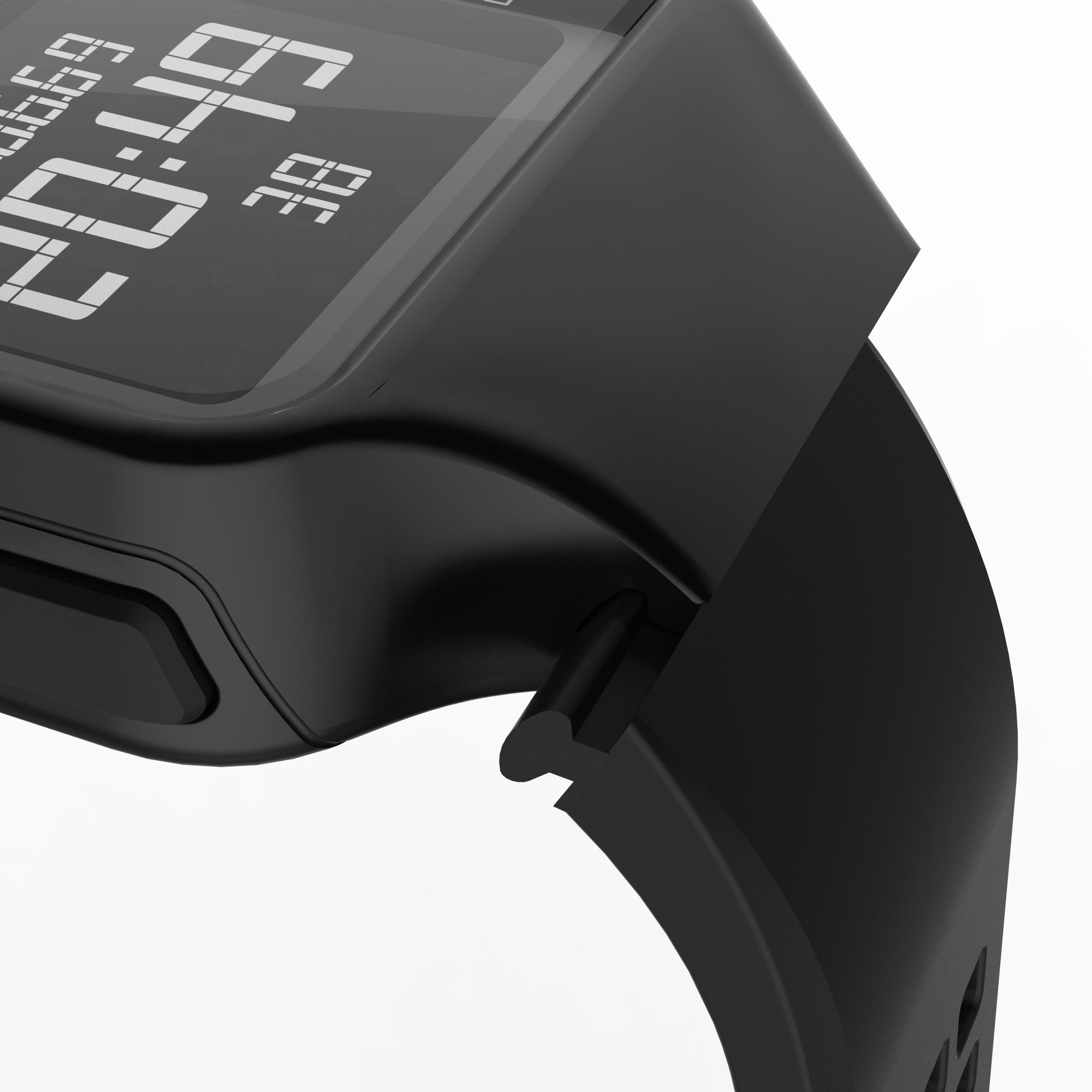 Unisex Running Watch Kalenji W500+ M - Black