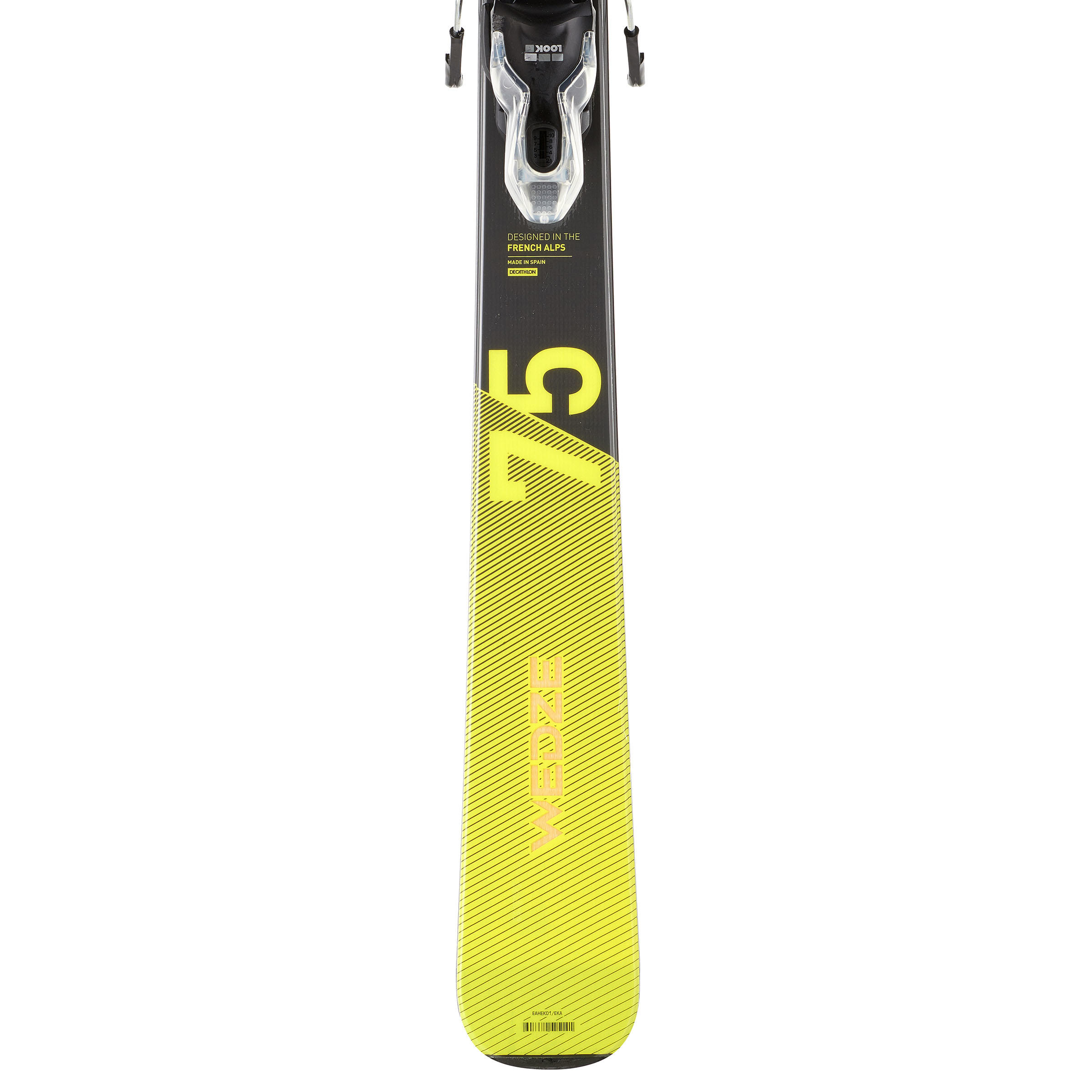 Men's On-Piste Skis with Bindings - Yellow WEDZE | Decathlon