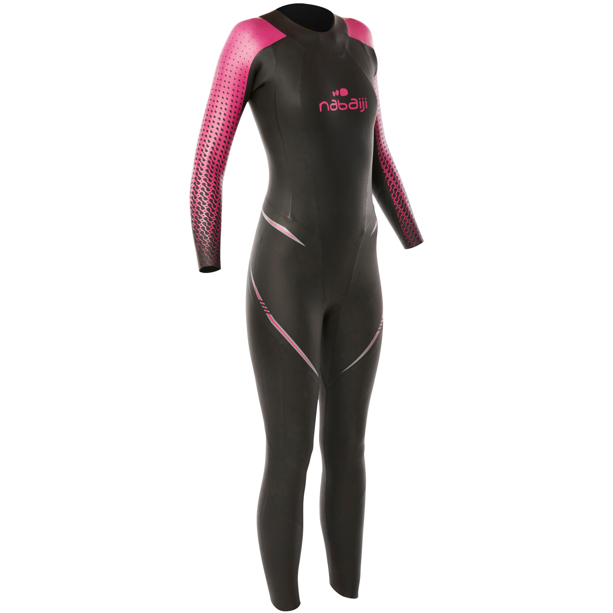 Combinaison natation néoprène OWS 900 4/2mm femme eau froide | Nabaiji