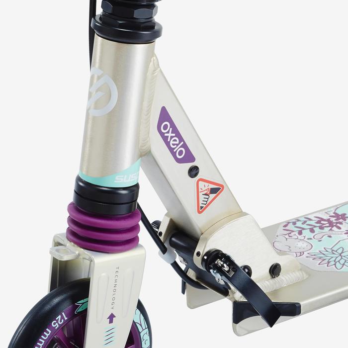 Oxelo Step kinderen Mid 5 met vering en rem op stuur | Decathlon