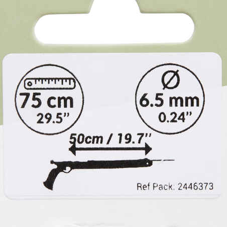 SPF 100 Spearfishing Anti-Reflective Spear 6.5 mm - Decathlon
