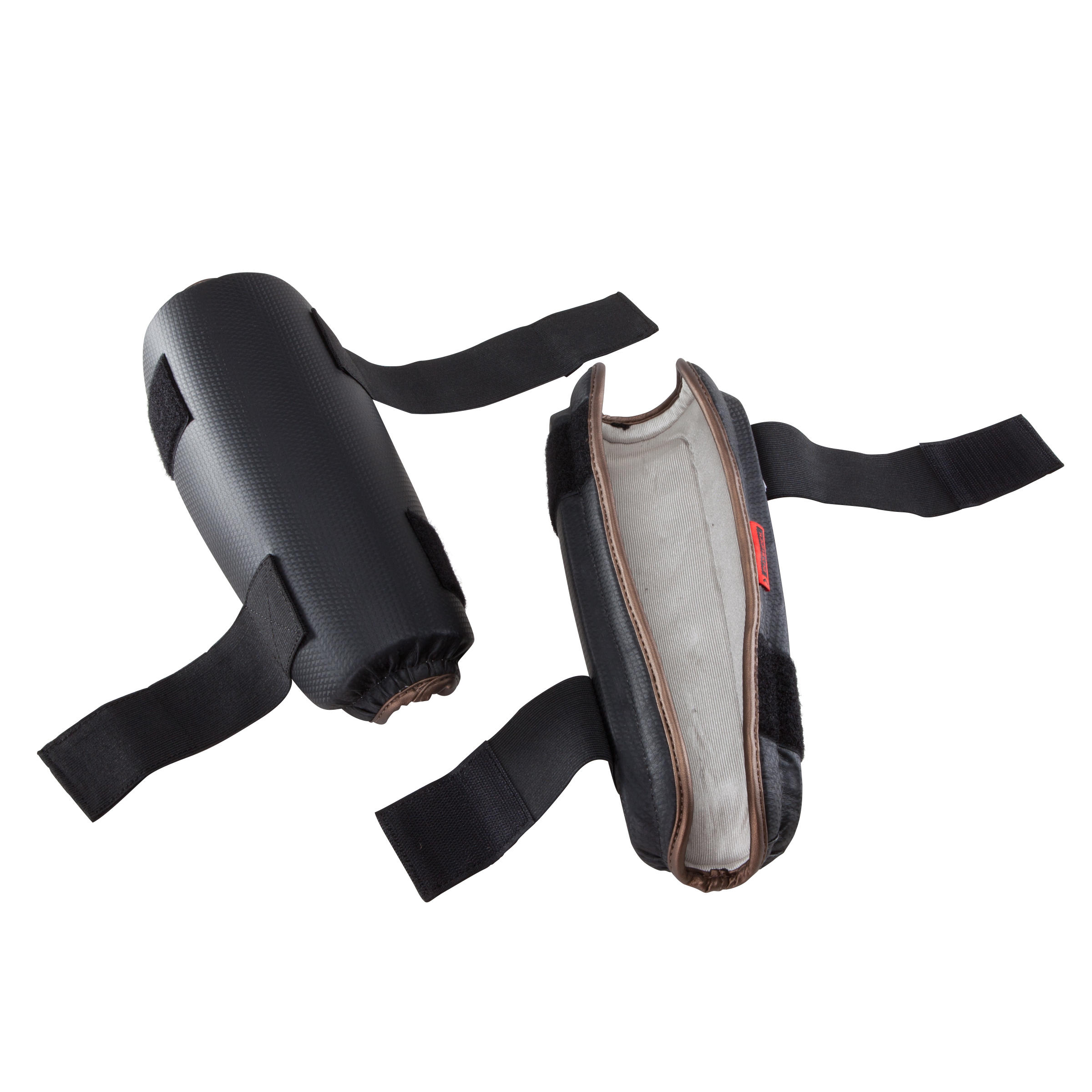 Carbon PU Shin Guard for Savate Martial Arts Full-Contact Karate ...