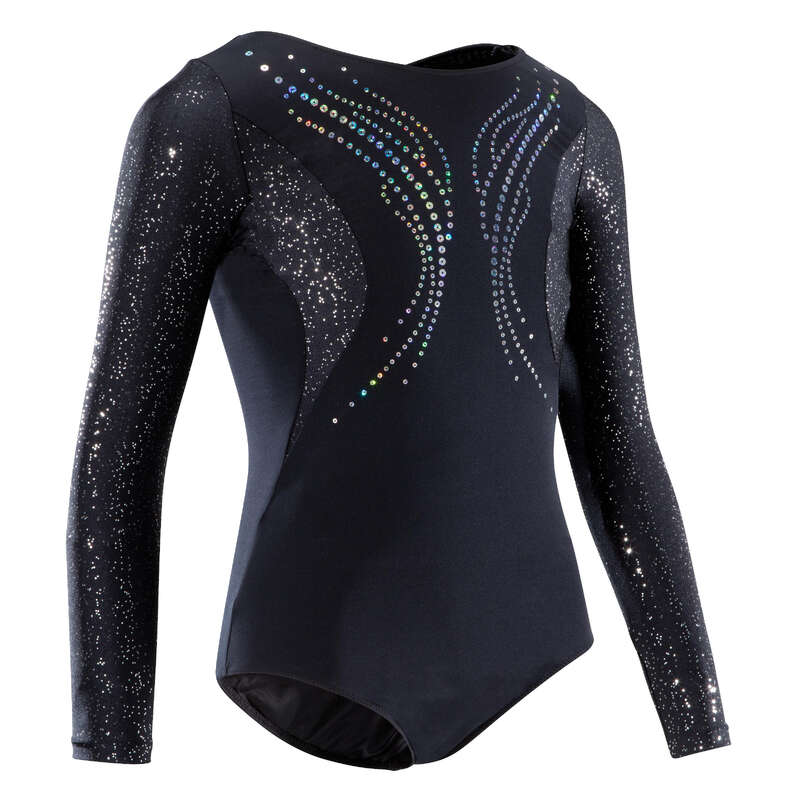 Domyos Girls Artistic Gymnastics Long Sleeved Leotard
