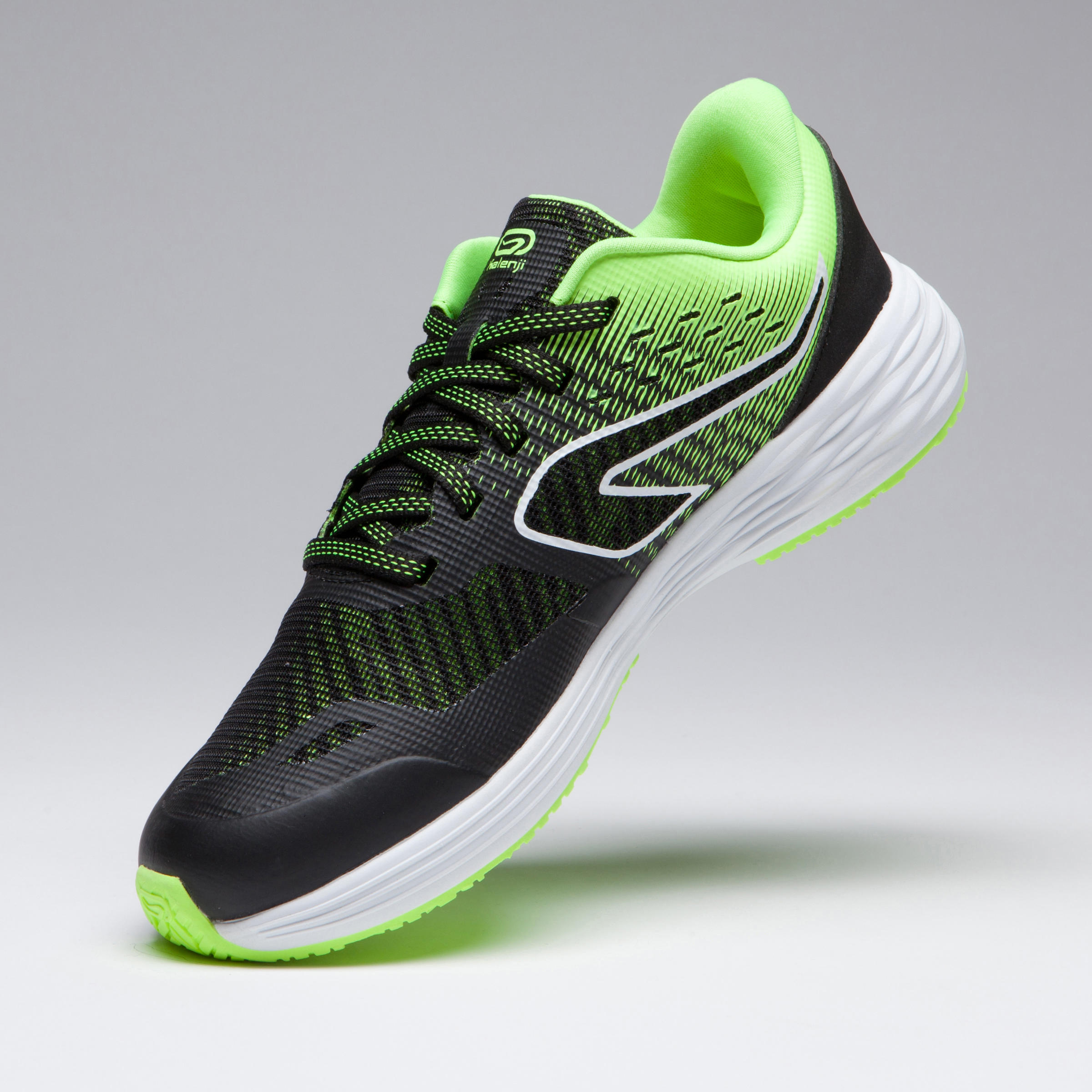 Kids' running shoes - Kiprun fast black yellow - Decathlon