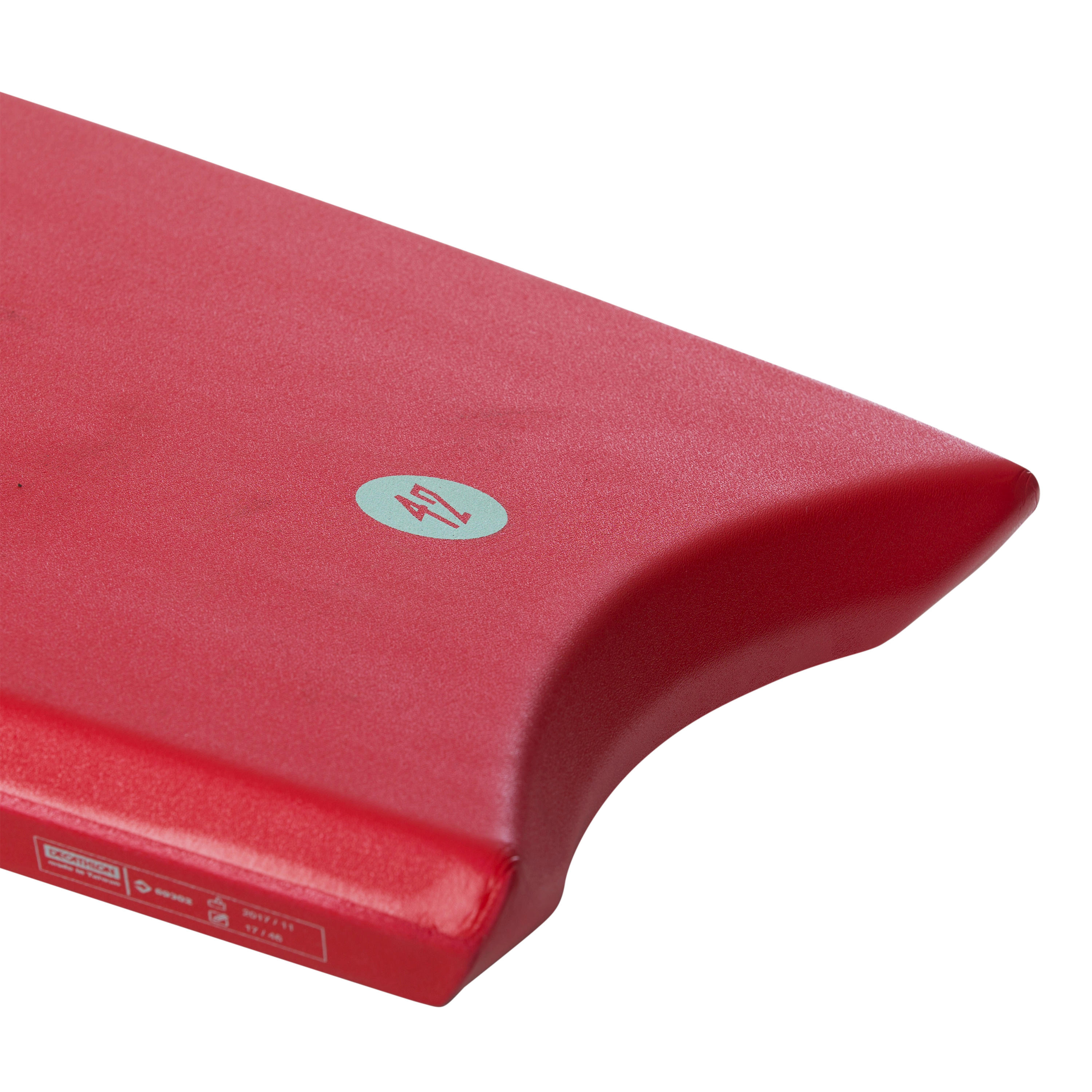 BODYBOARD 100 red 1.65m-1.85m 42” with glide slick and leash - Decathlon